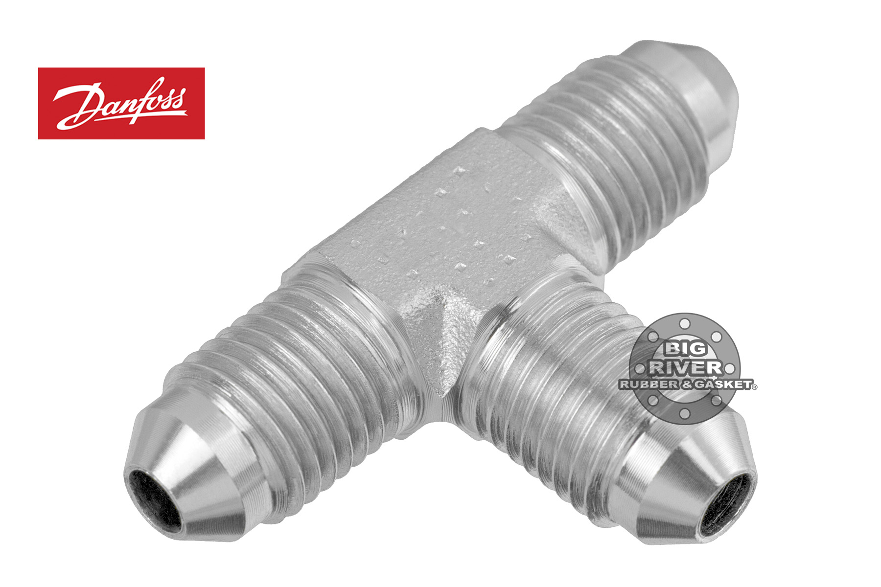 2033-4-4S Danfoss 37° Flare to 37° Flare Tee Adapter | Big River Rubber ...