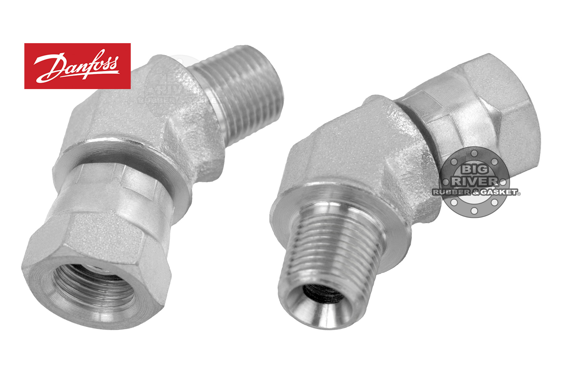 2049-2-2S Danfoss Internal Pipe Swivel to External Pipe 45° Elbow ...