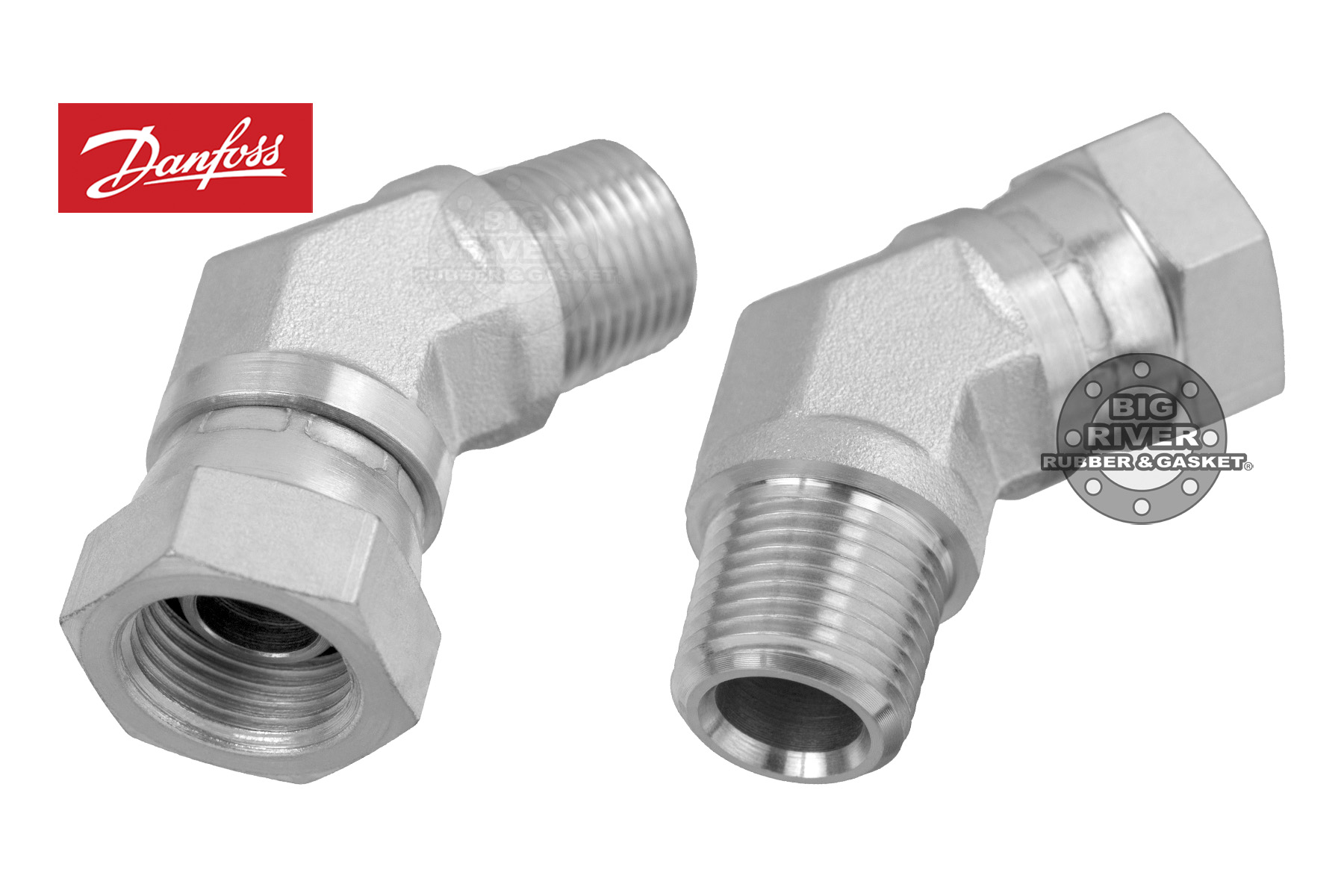 2049-6-6S Danfoss Internal Pipe Swivel to External Pipe 45° Elbow ...