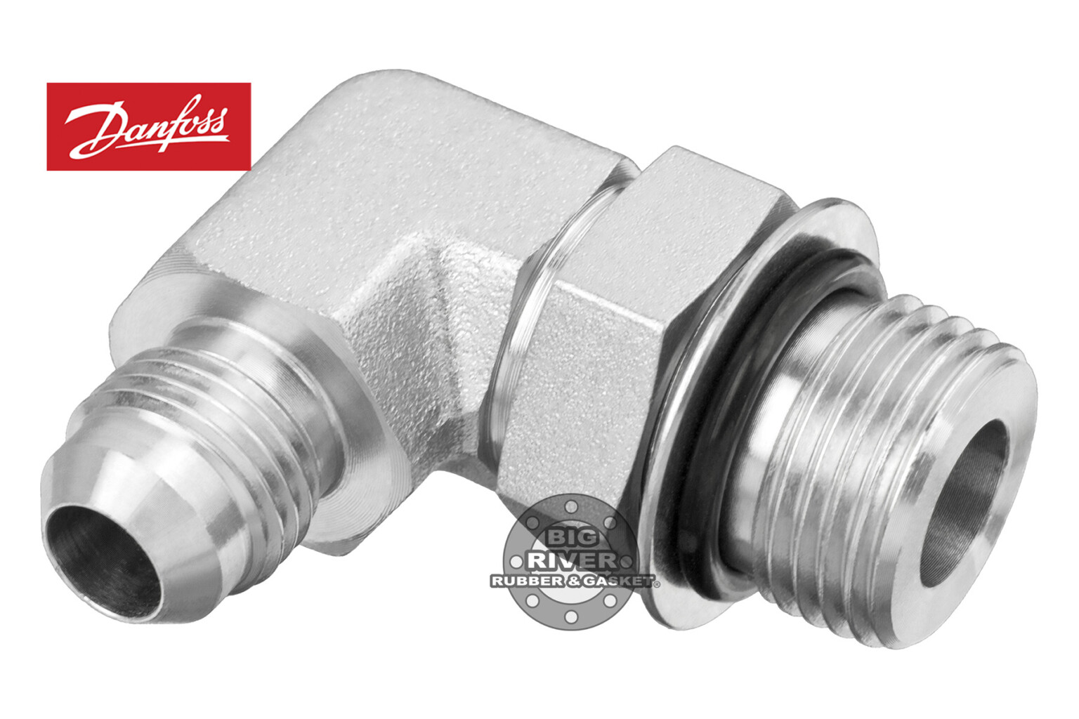 2062-8-6S Danfoss SAE O-Ring Boss to 37° Flare 90° Elbow Adapter | Big ...
