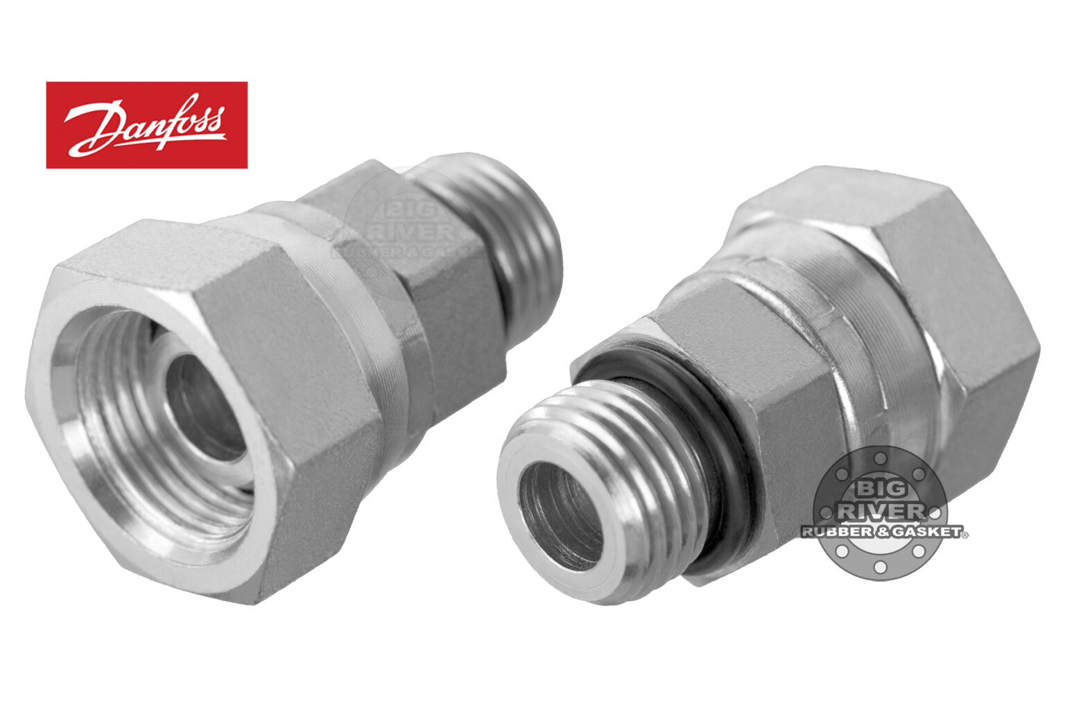 2066-6-6S Danfoss Internal Pipe Swivel to SAE O-Ring Boss Straight ...