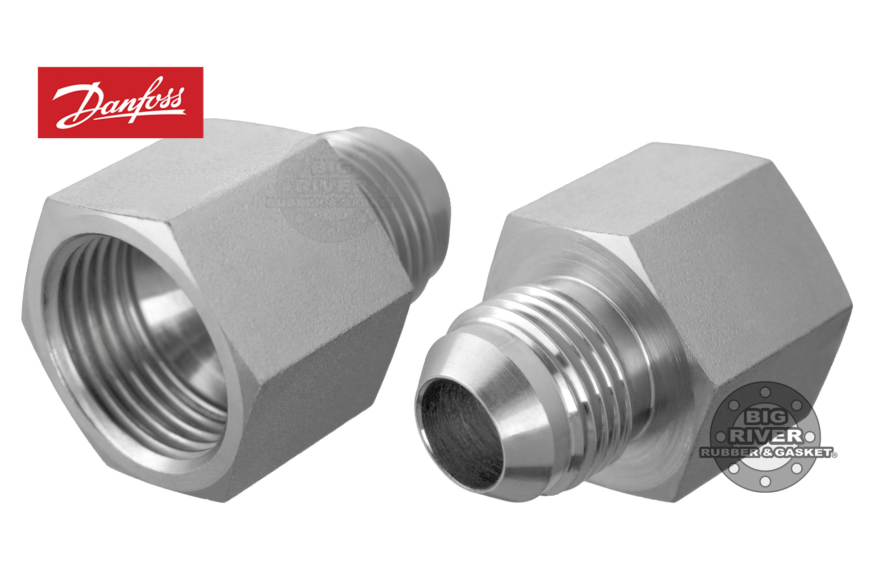 2215-12-10S Danfoss Internal 37° Flare to External 37° Flare Straight ...