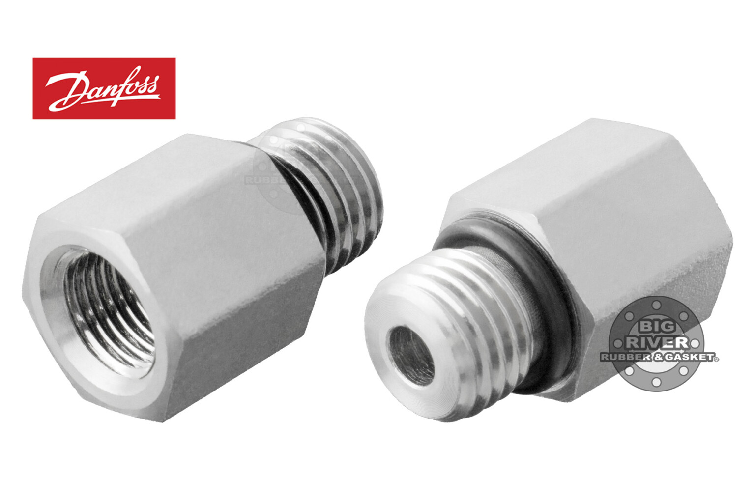 2216-2-4S Danfoss Internal Pipe to SAE O-Ring Boss Adapter | Big River ...