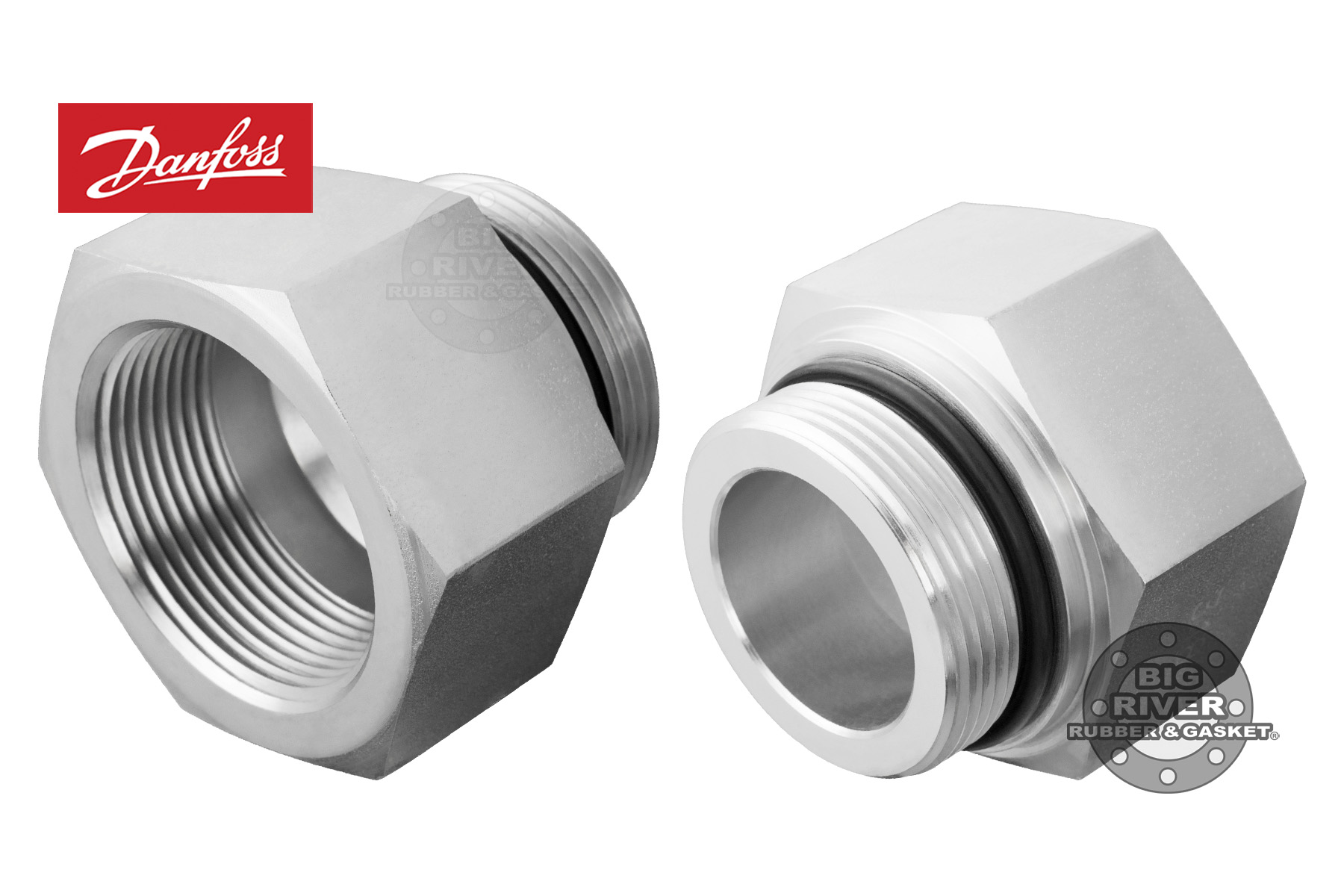2216-24-24S Danfoss Internal Pipe to SAE O-Ring Boss Adapter | Big ...