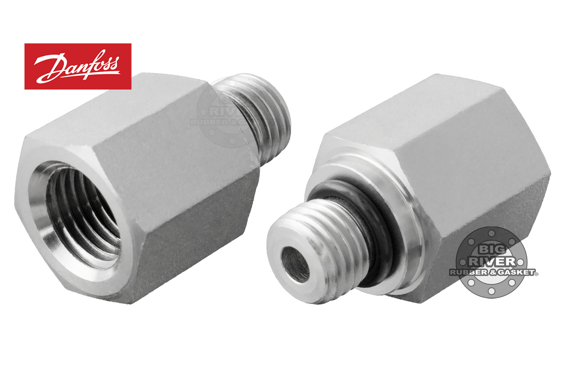 2216-4-4S Danfoss Internal Pipe to SAE O-Ring Boss Adapter | Big River ...