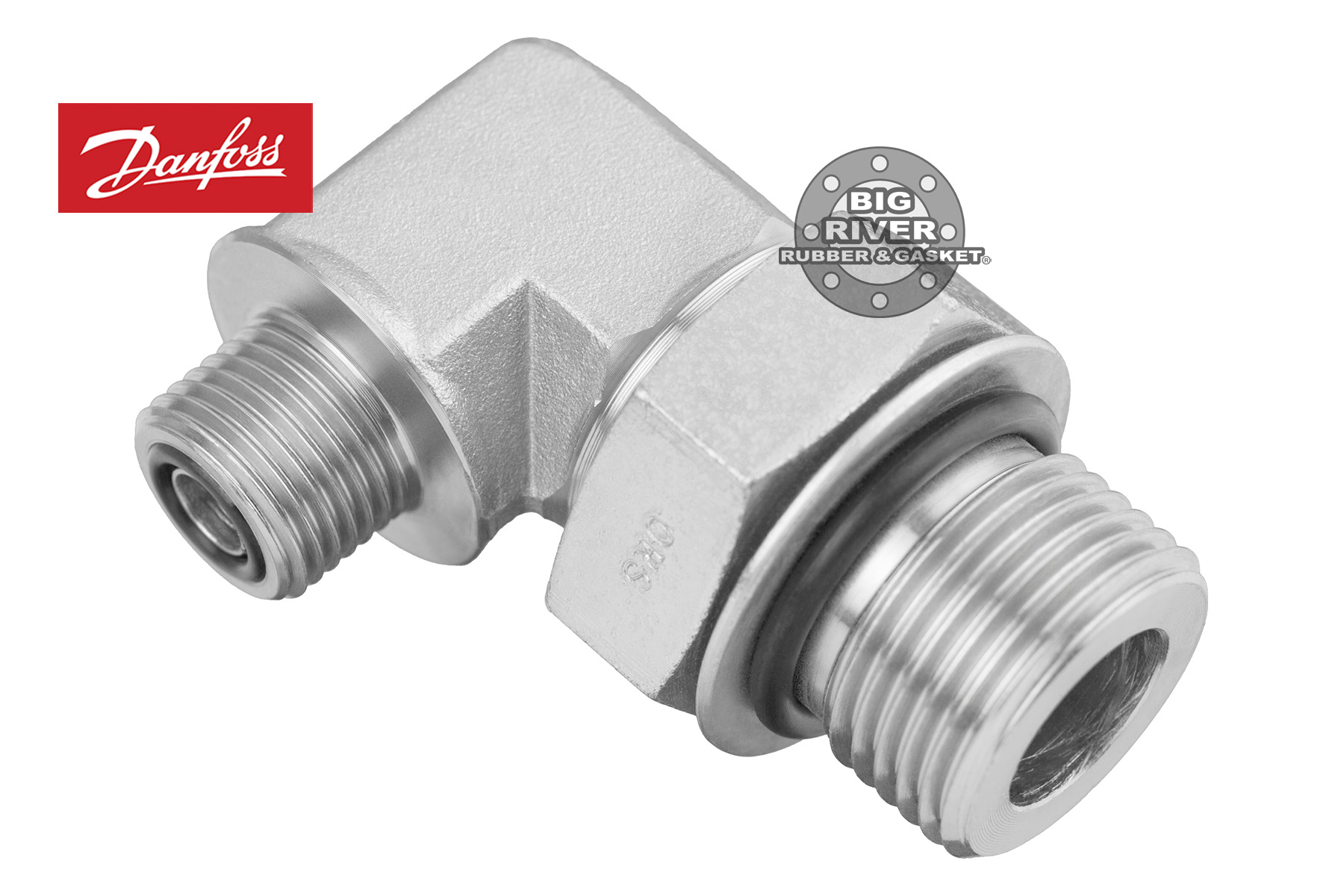 FF1868T0612S Danfoss External ORS to External O-Ring Boss 90° Elbow ...