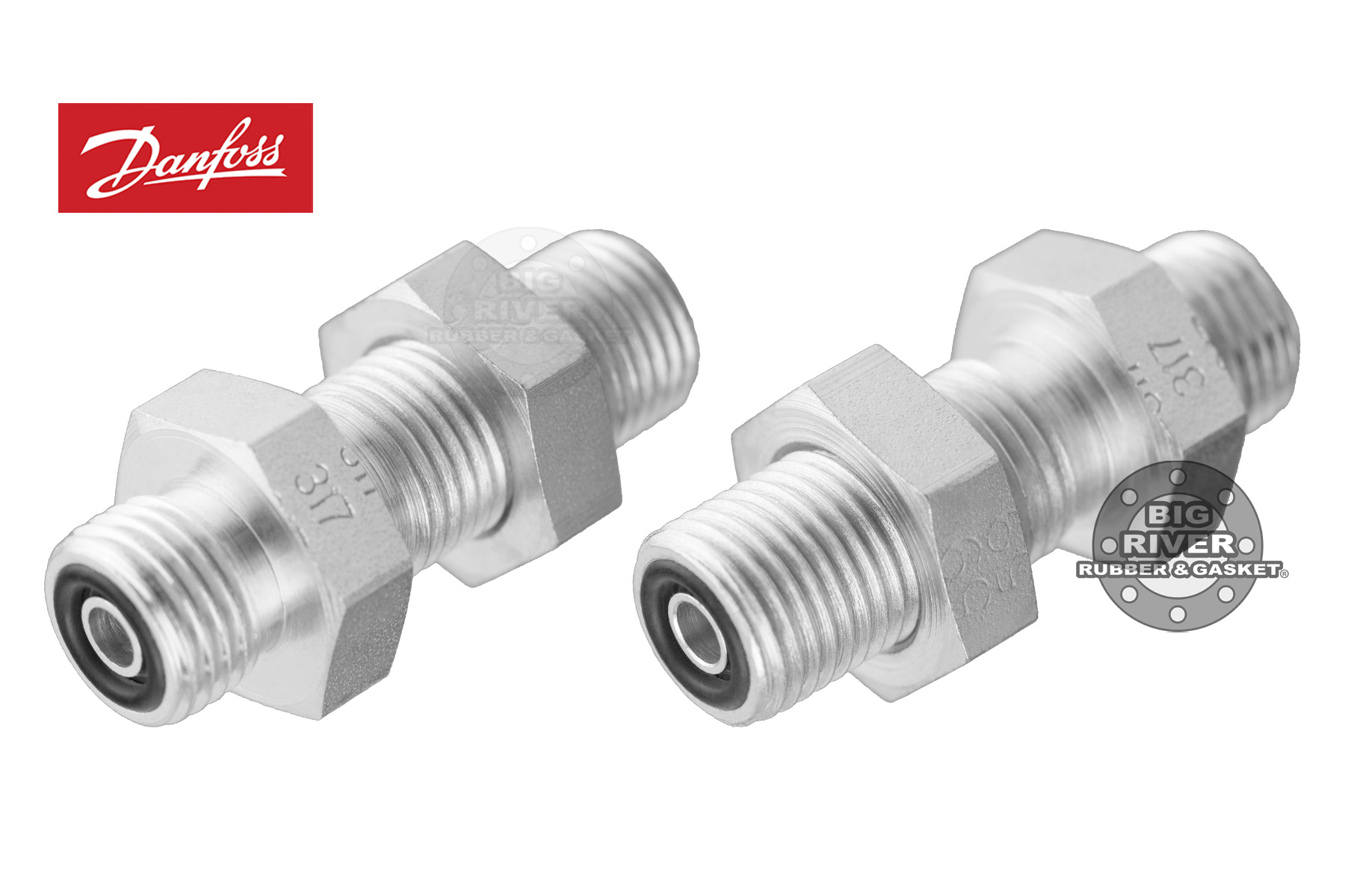 FF1994T0404S Danfoss External ORS to External ORS Bulkhead Straight ...