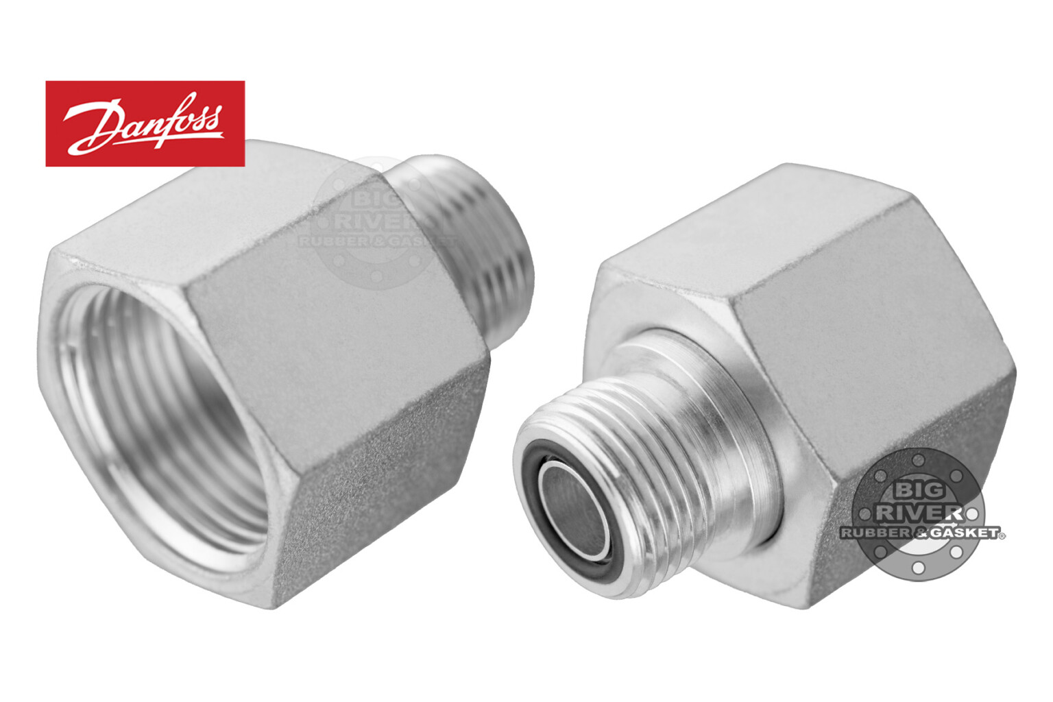 FF2281T0812S Danfoss External ORS to Internal ORS Reducer Straight ...