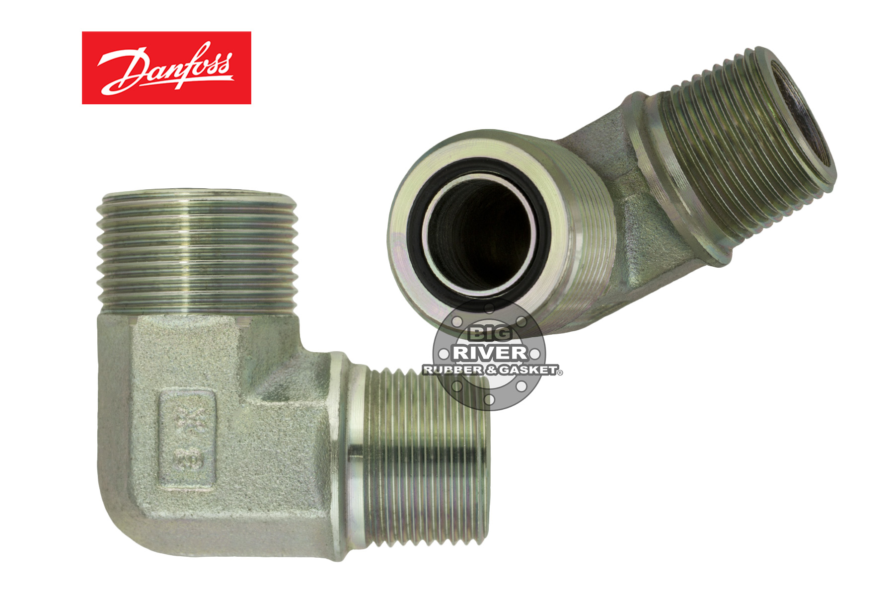 Eaton ORS/NPTF 90° ORS/Male NPTF Adapter FF2032T 1212S | Big River ...