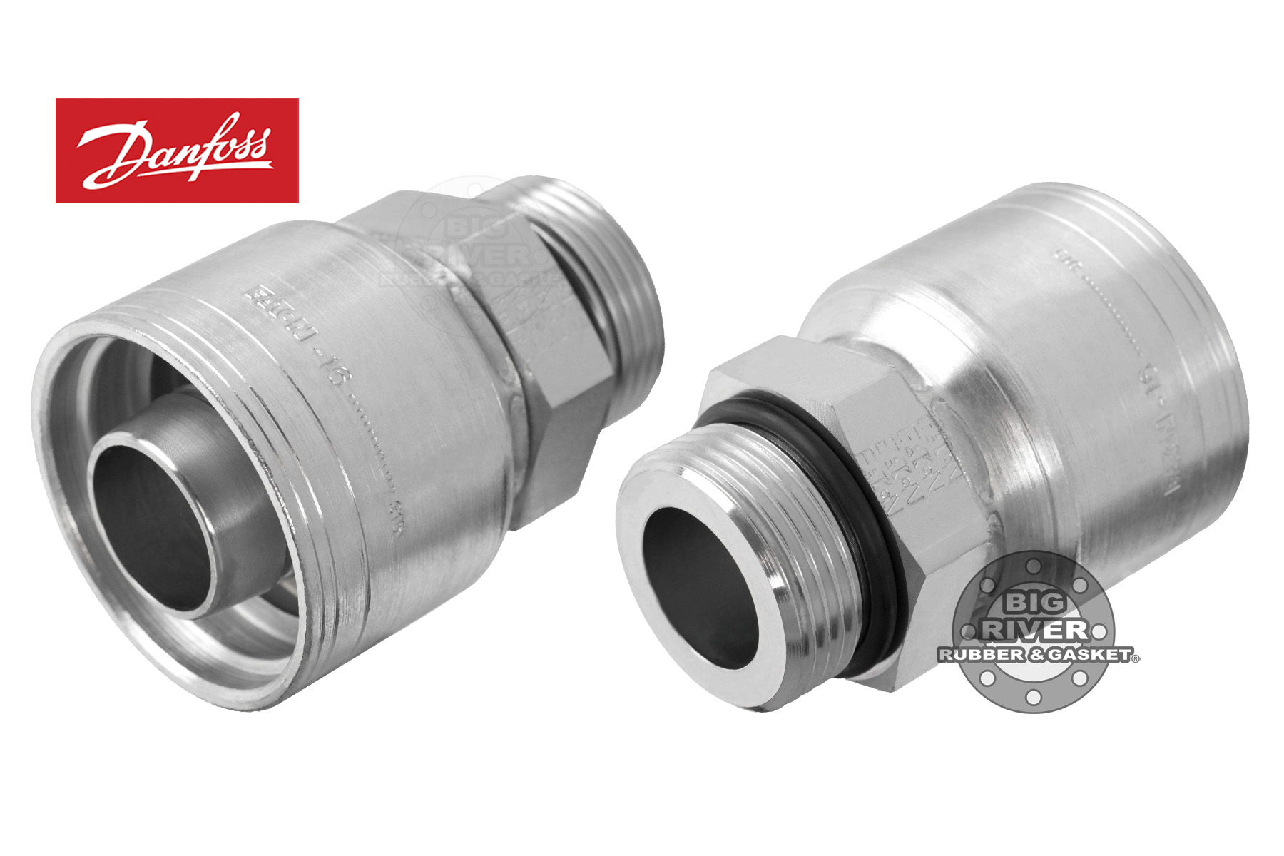 (MB) 1AA16MB16 Eaton Aeroquip Male Boss O-Ring TTC Crimp Fitting | Big ...