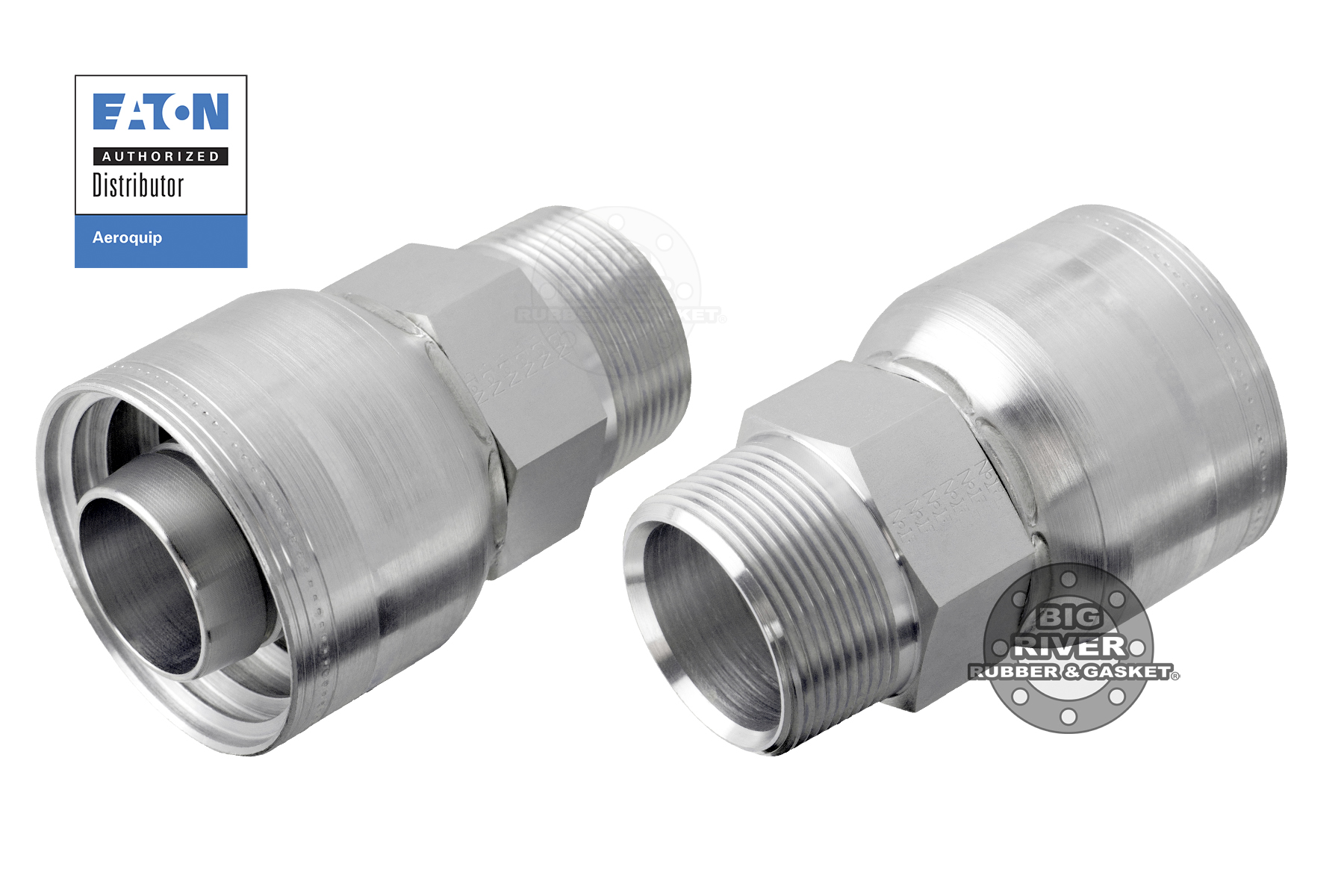 (MP) 1AA24MP24 Eaton Aeroquip Male Pipe TTC Crimp Fitting | Big River ...