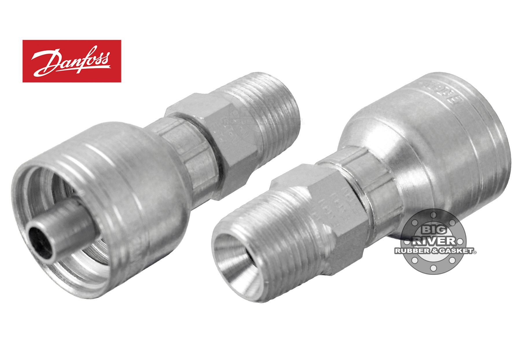 (MP) 1AA6MP6 Danfoss Aeroquip Male Pipe TTC Crimp Fitting | Big River ...