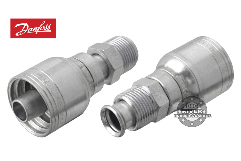 (MF) 1AA8MF8 Eaton Aeroquip Male SAE Inverted Flare Swivel TTC Crimp ...