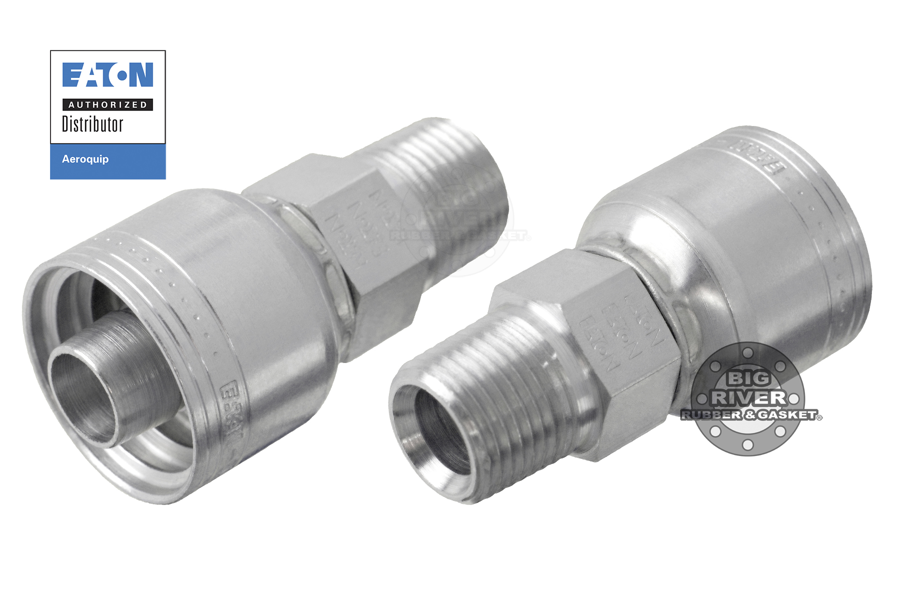 (MP) 1AA8MP10 Eaton Aeroquip Male Pipe TTC Crimp Fitting | Big River ...