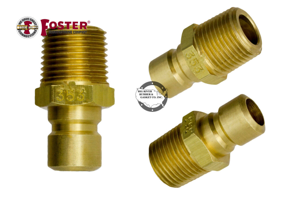 FP353 Foster FJT Series 3/8″ Male Thread Plug | Big River Rubber & Gasket