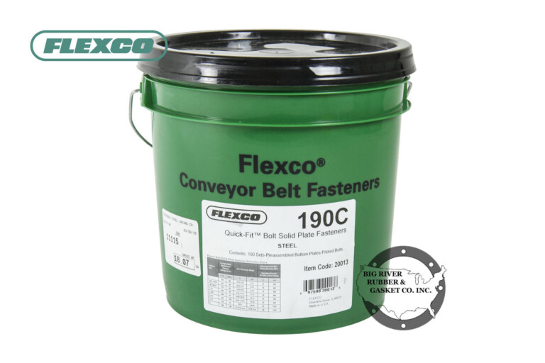 Flexco® 190C Solid Bolt Plate Fasteners | Big River Rubber & Gasket