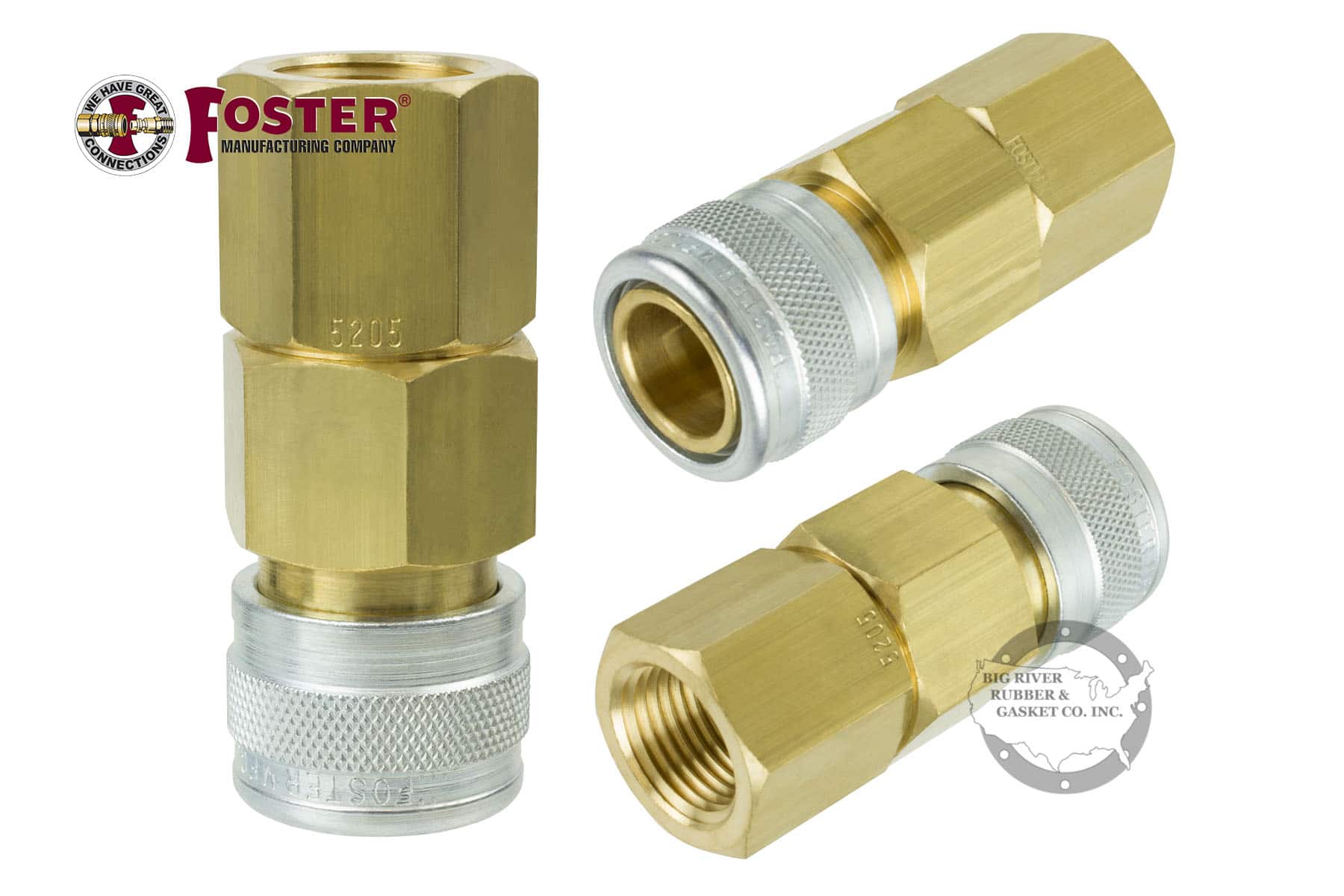 5205 Foster One Way Shut-Off 5 Series 1/2″ Female Thread Socket | Big ...