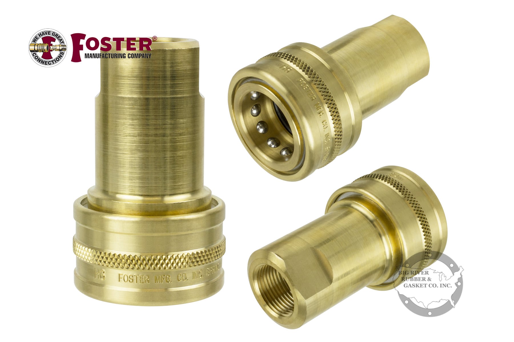 Foster® FHK Series 3/4″ Two Way Shut-Off Socket H6B | Big River Rubber ...