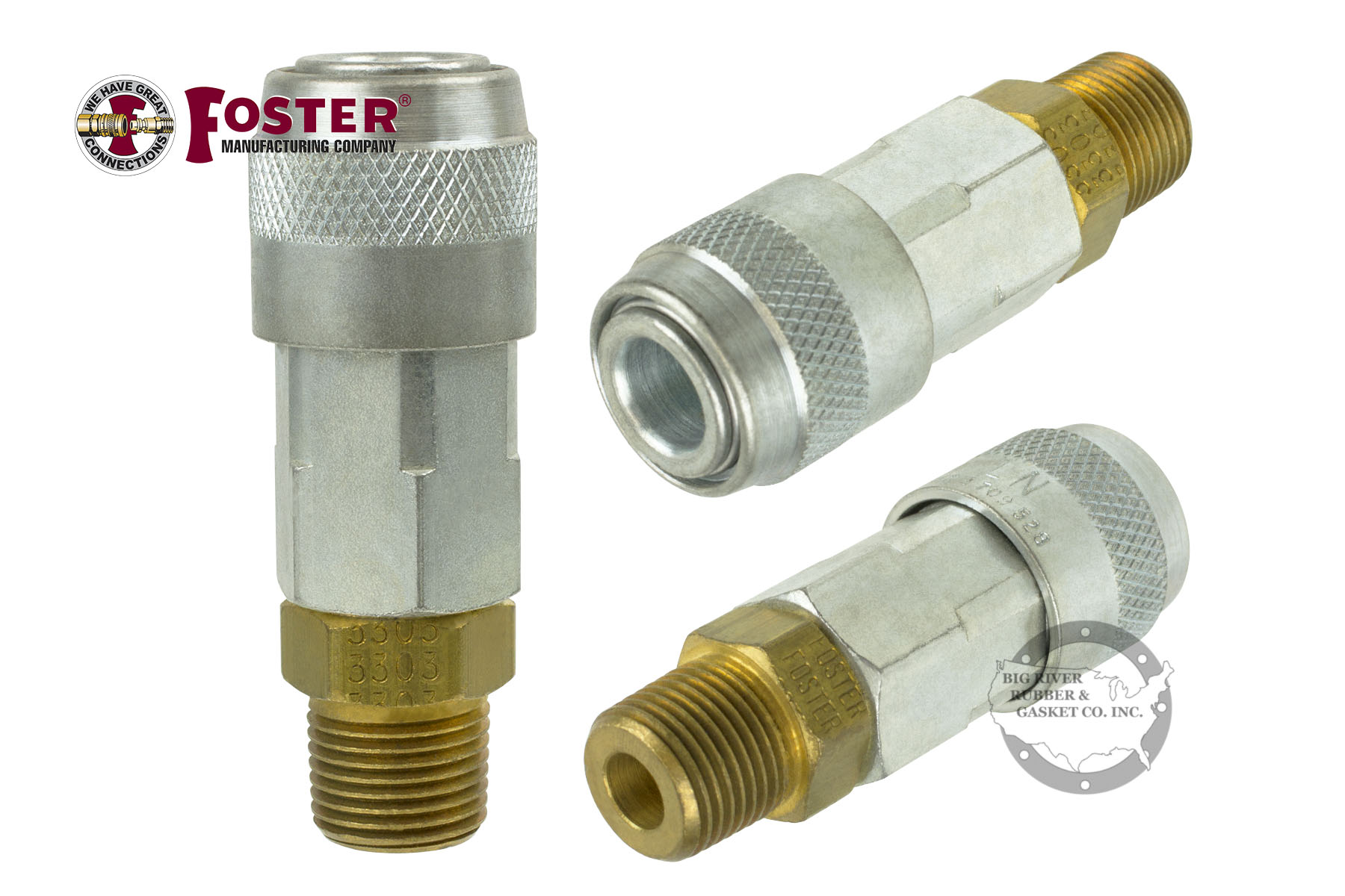 LN3303 Foster LN Series 1/4″ Male Thread Automatic Socket | Big River ...