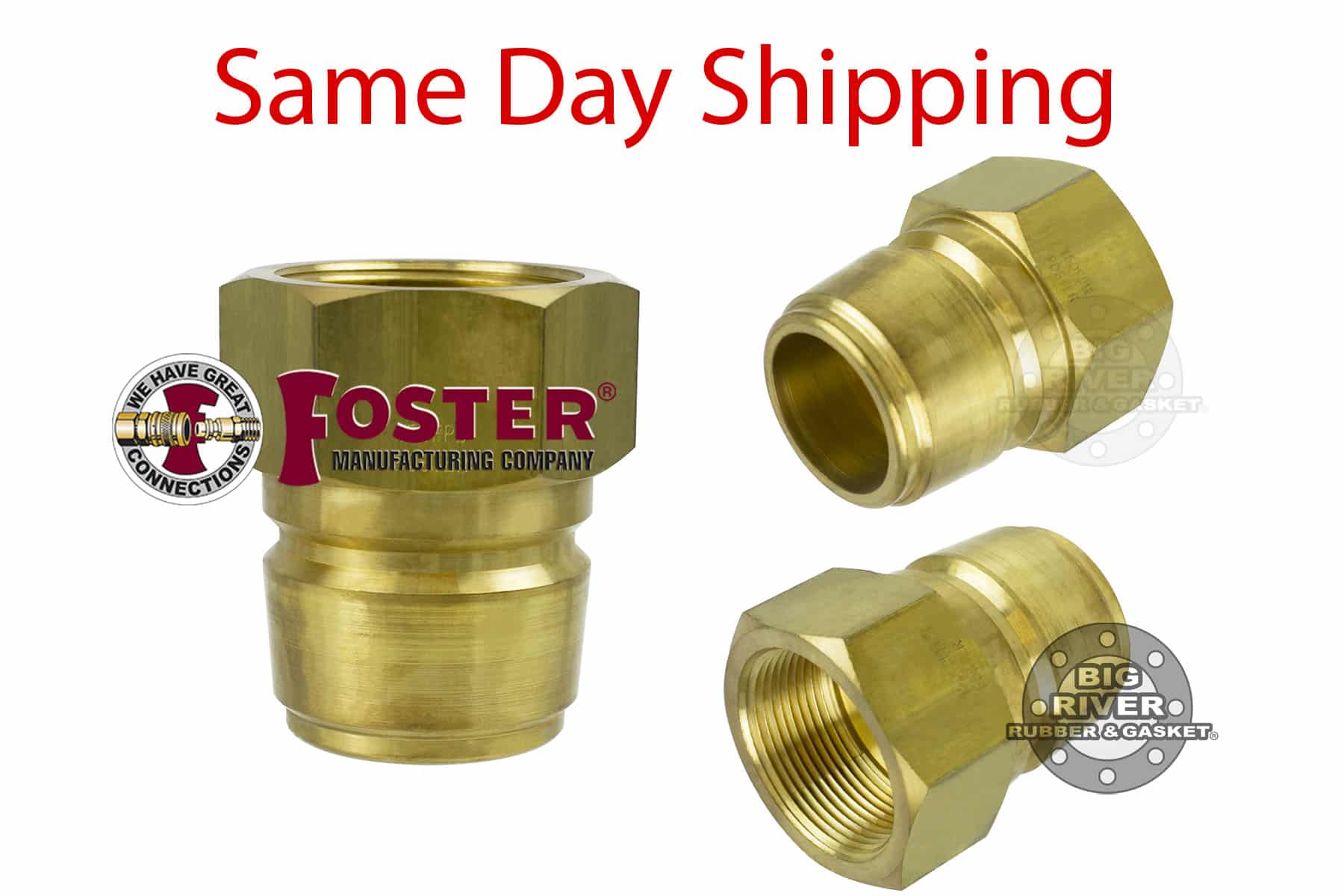 150FPB Foster FST Series Female Thread Straight-Thru Plug | Big River ...
