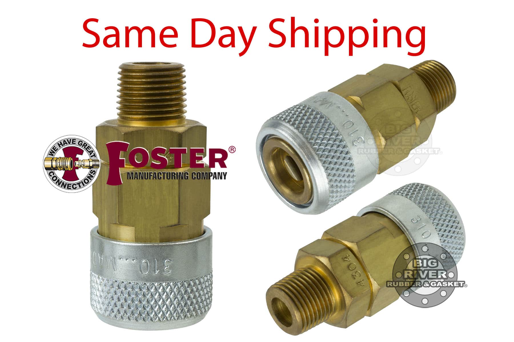 310-4304 Foster 310 3/8″ Series Male Thread Automatic Socket | Big ...