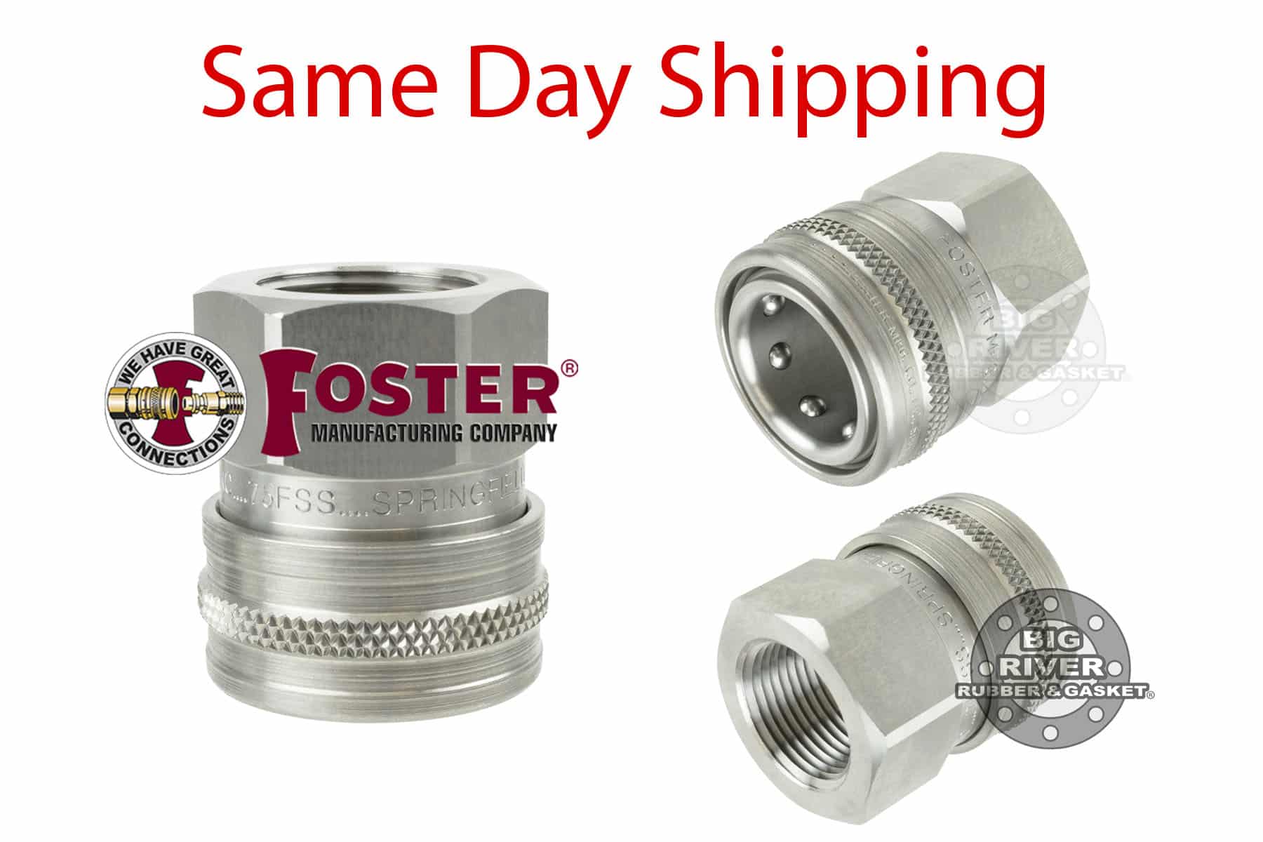 75FSS Foster FST Series Straight Thru Female Thread Socket | Big River ...