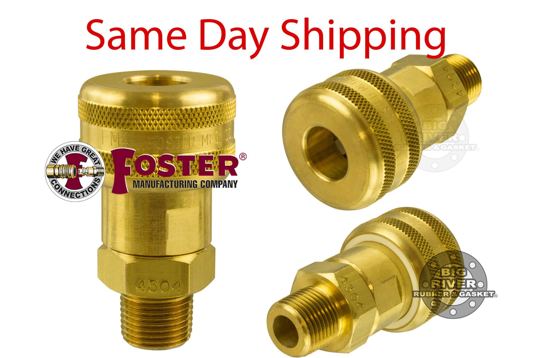 FM4304 Foster One Way Shut-Off 4 Series 3/8″ Male Thread Automatic ...