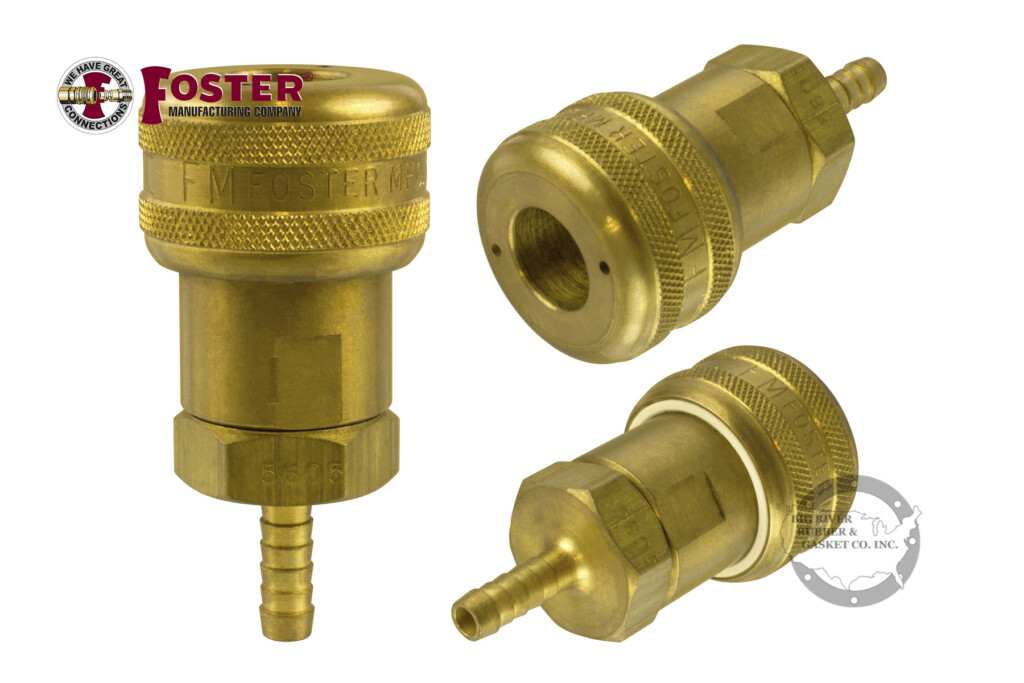 FM5605 Foster One Way Shut-Off 5 Series 1/2″ Hose Stem Automatic Socket ...
