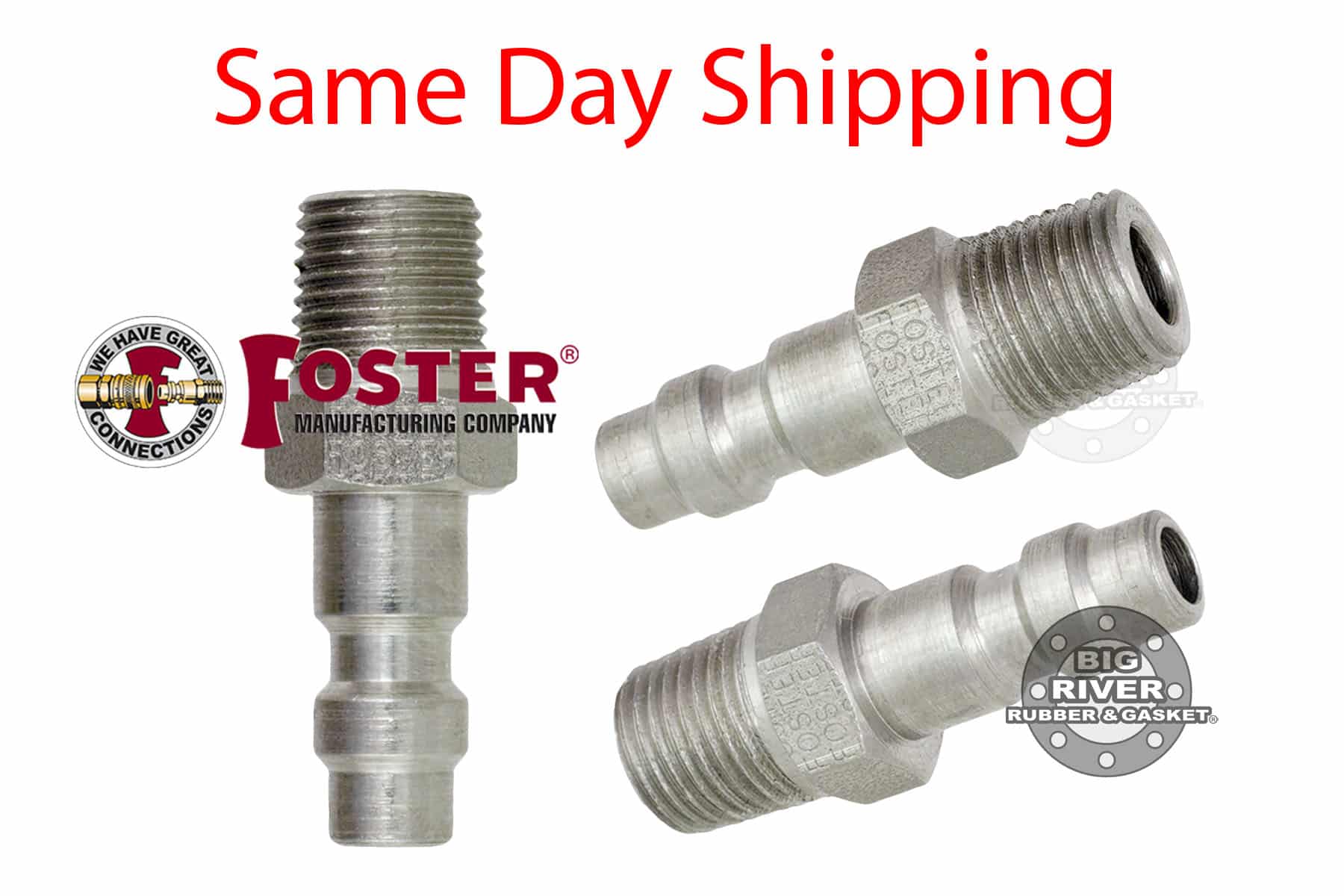 22-2 S/S Foster One Way Shut-Off 2 Series 1/8″ Male Thread Plug | Big ...