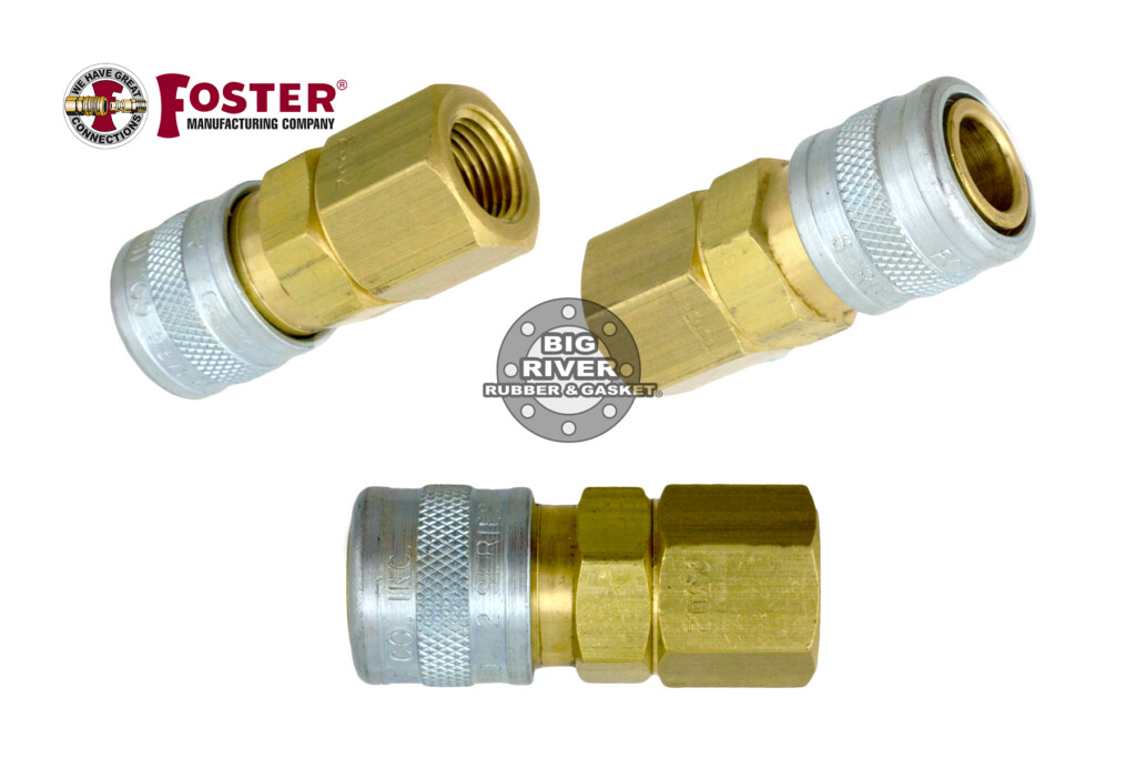 2302 Foster One Way Shut-Off 2 Series 1/8″ Female Thread Socket | Big River Rubber & Gasket