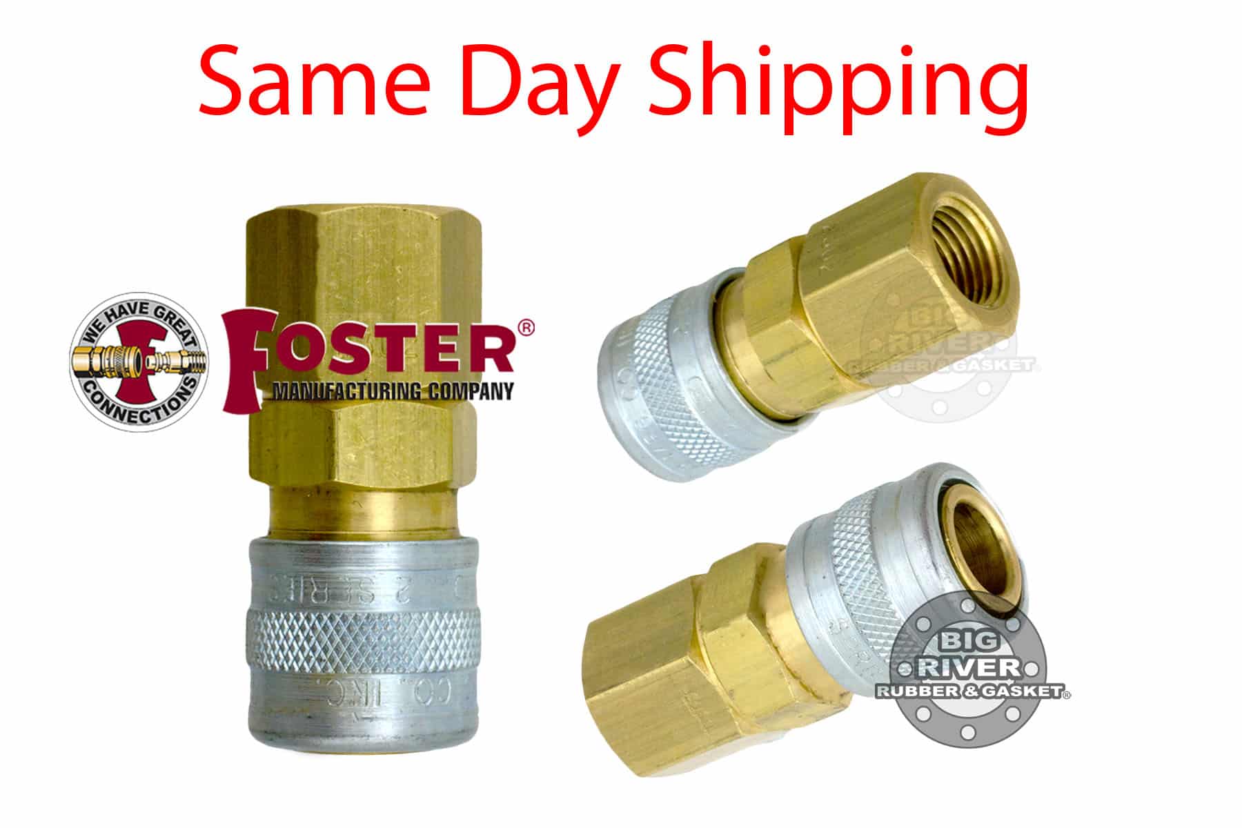 2302 Foster One Way Shut-Off 2 Series 1/8″ Female Thread Socket | Big ...
