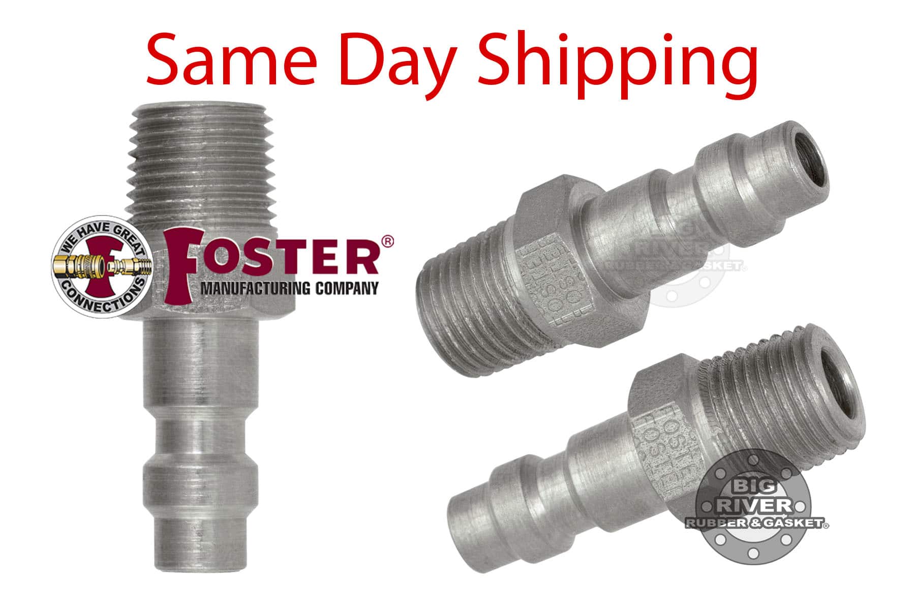 24-2 Foster One Way Shut-Off 2 Series 1/8″ Male Thread Plug | Big River ...