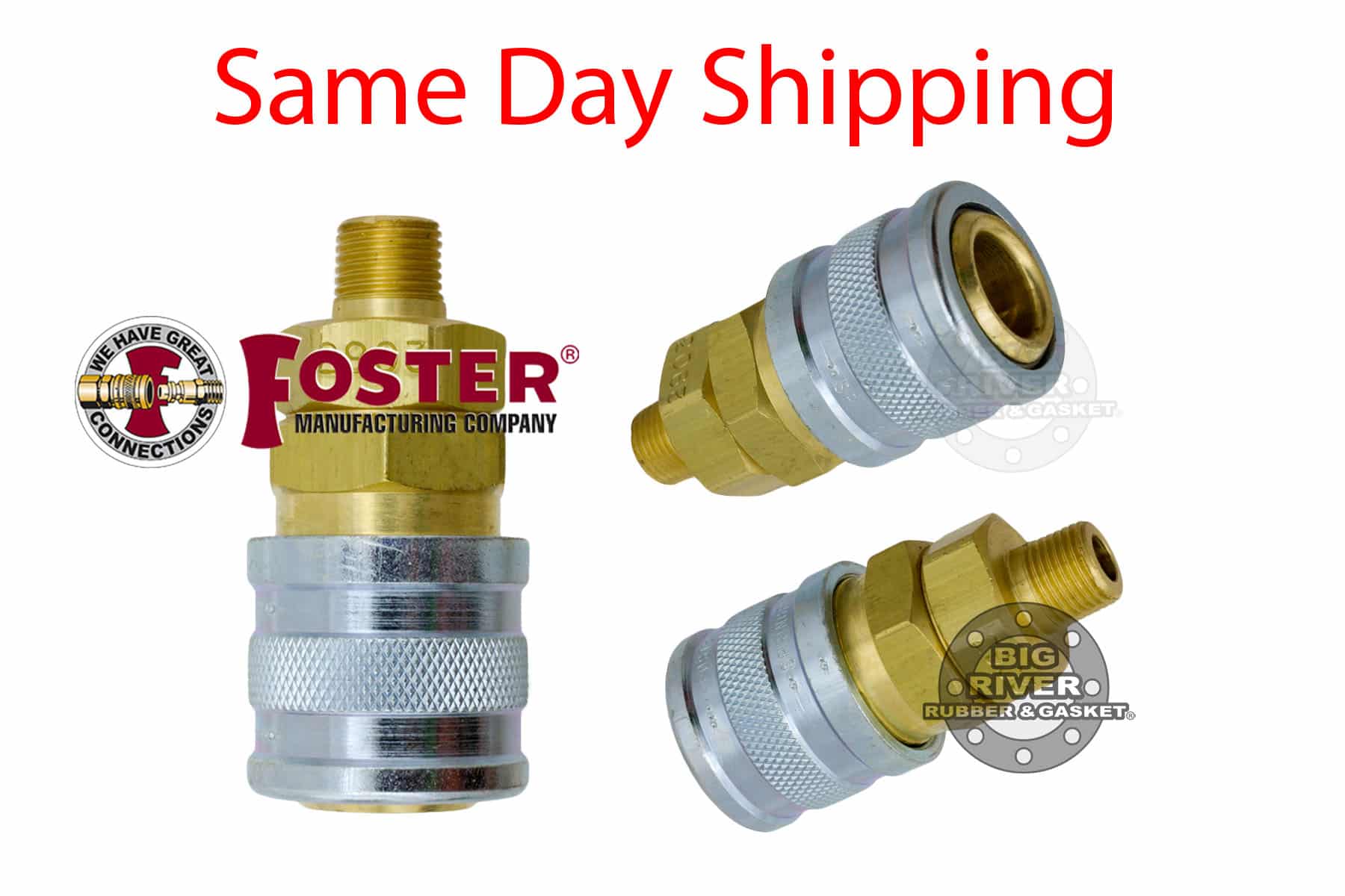 2903 Foster One Way Shut-Off 3 Series 1/4″ Male Thread Manual Socket ...