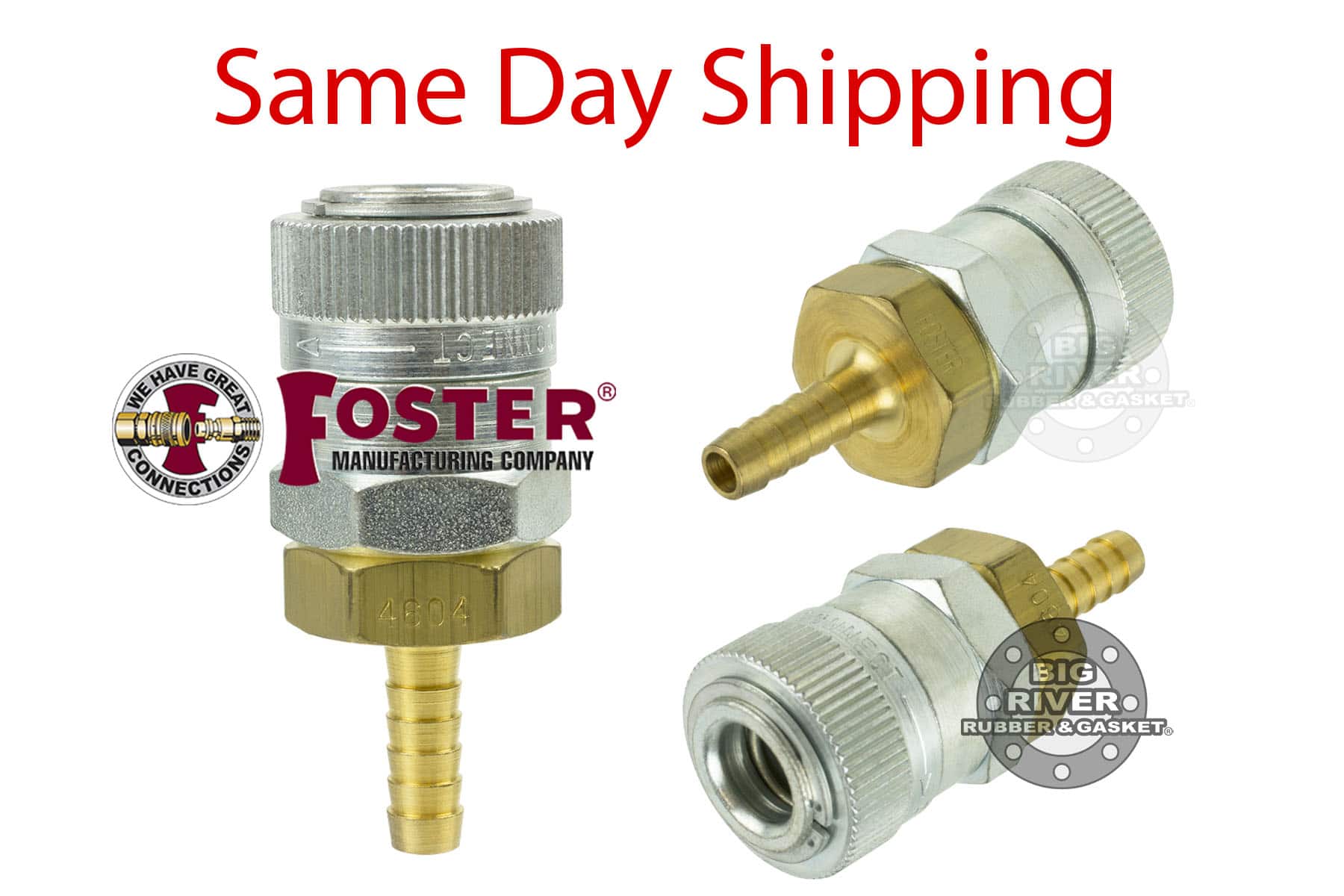 2R4604 Foster 2FRL Series 3/8″ Hose Stem Automatic Socket | Big River ...