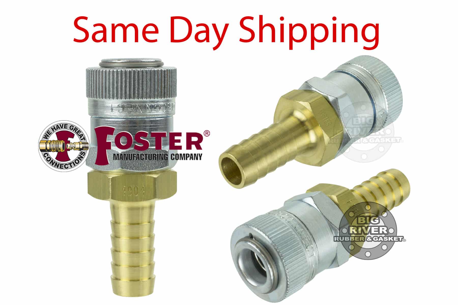 2R4904 Foster 2FRL Series 3/8″ Hose Stem Automatic Socket | Big River ...