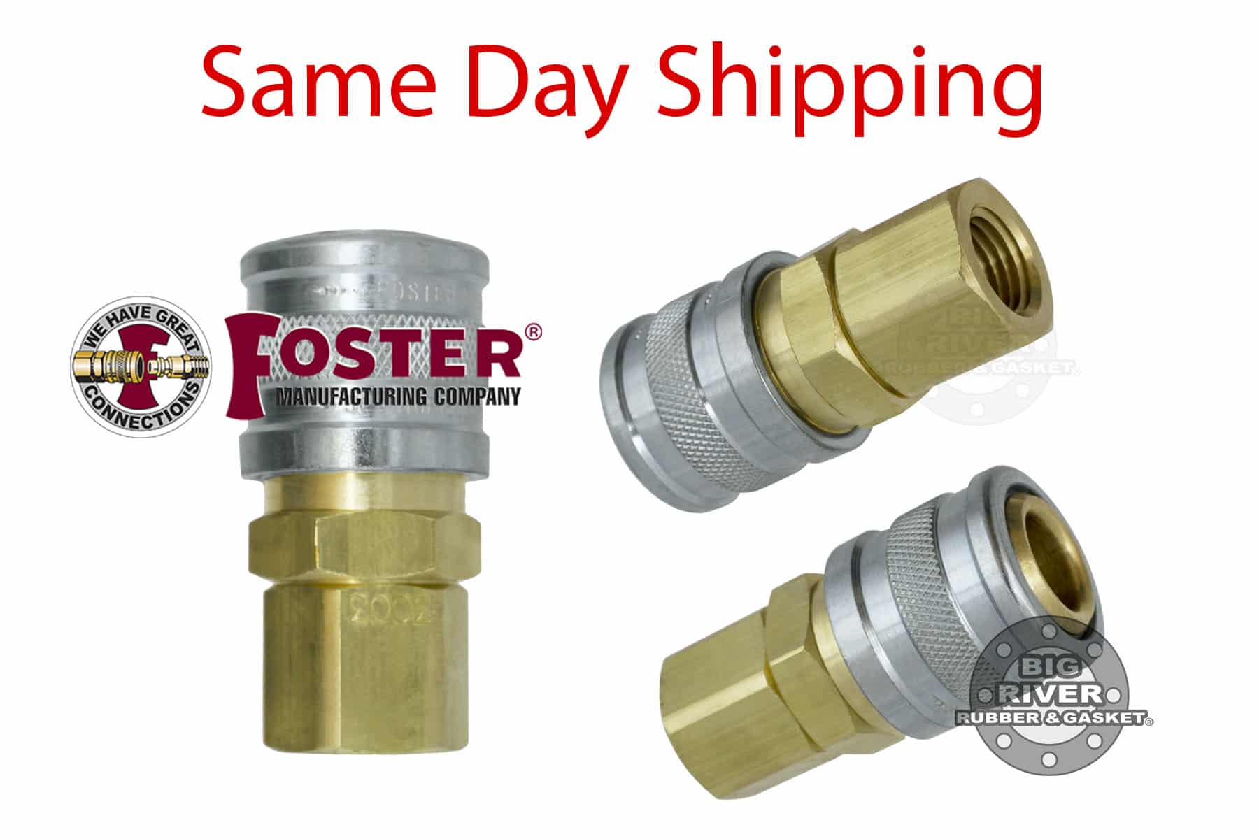 3003 Foster One Way Shut-Off 3 Series 1/4″ Female Thread Manual Socket ...