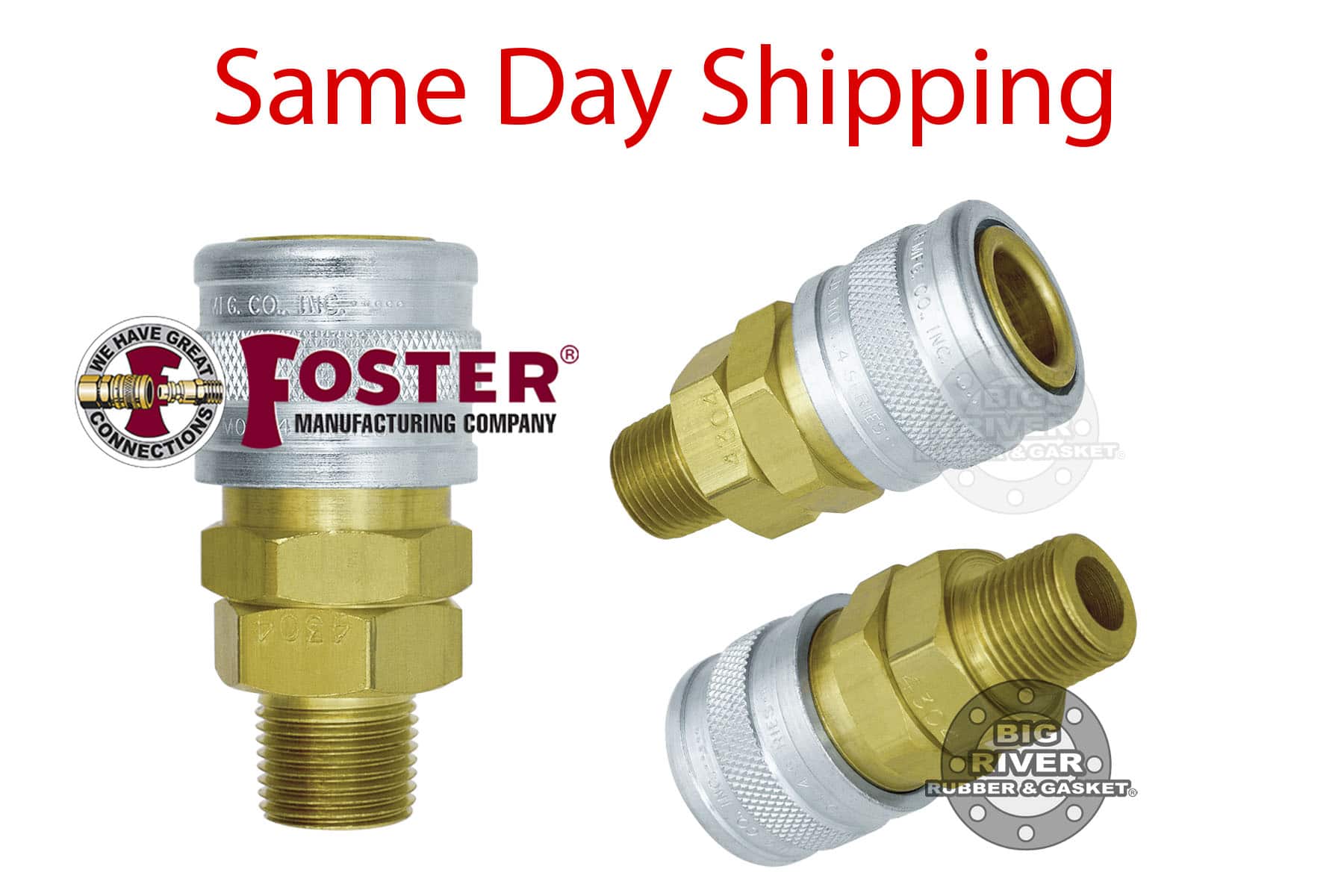 4304 Foster One Way Shut-Off 4 Series 3/8″ Male Thread Manual Socket ...