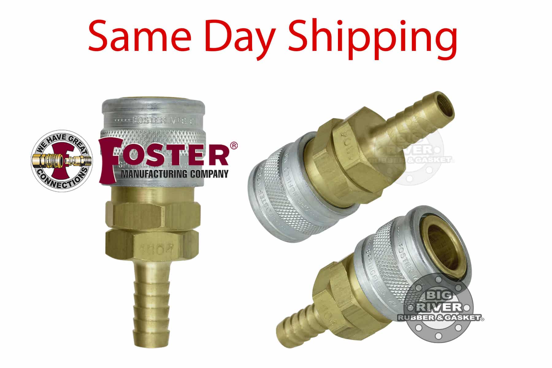4804 Foster One Way Shut-Off 4 Series 3/8″ Hose Stem Manual Socket ...