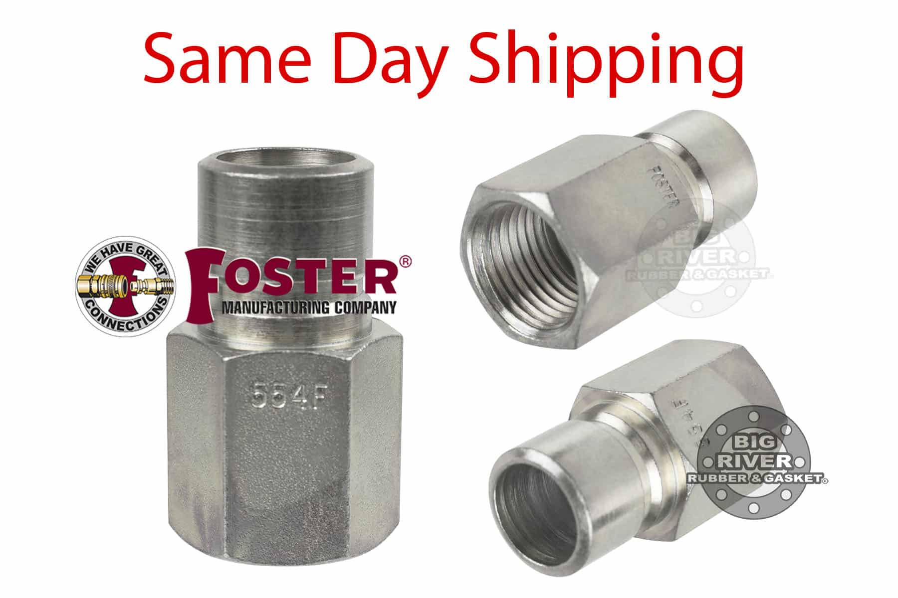 FP554F Foster FJT 1/2″ Series Female Thread Plug | Big River Rubber ...