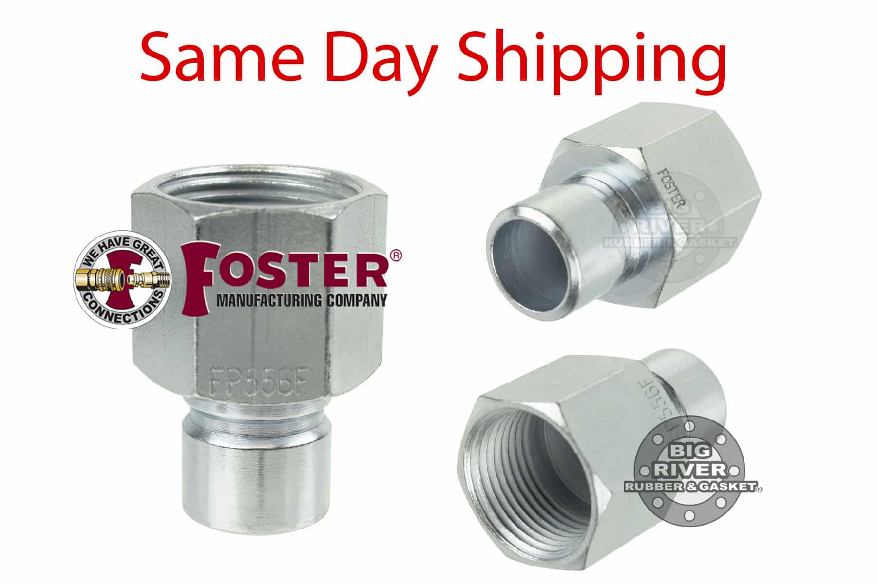 FP556F Foster FJT Series Male Thread Plug | Big River Rubber & Gasket