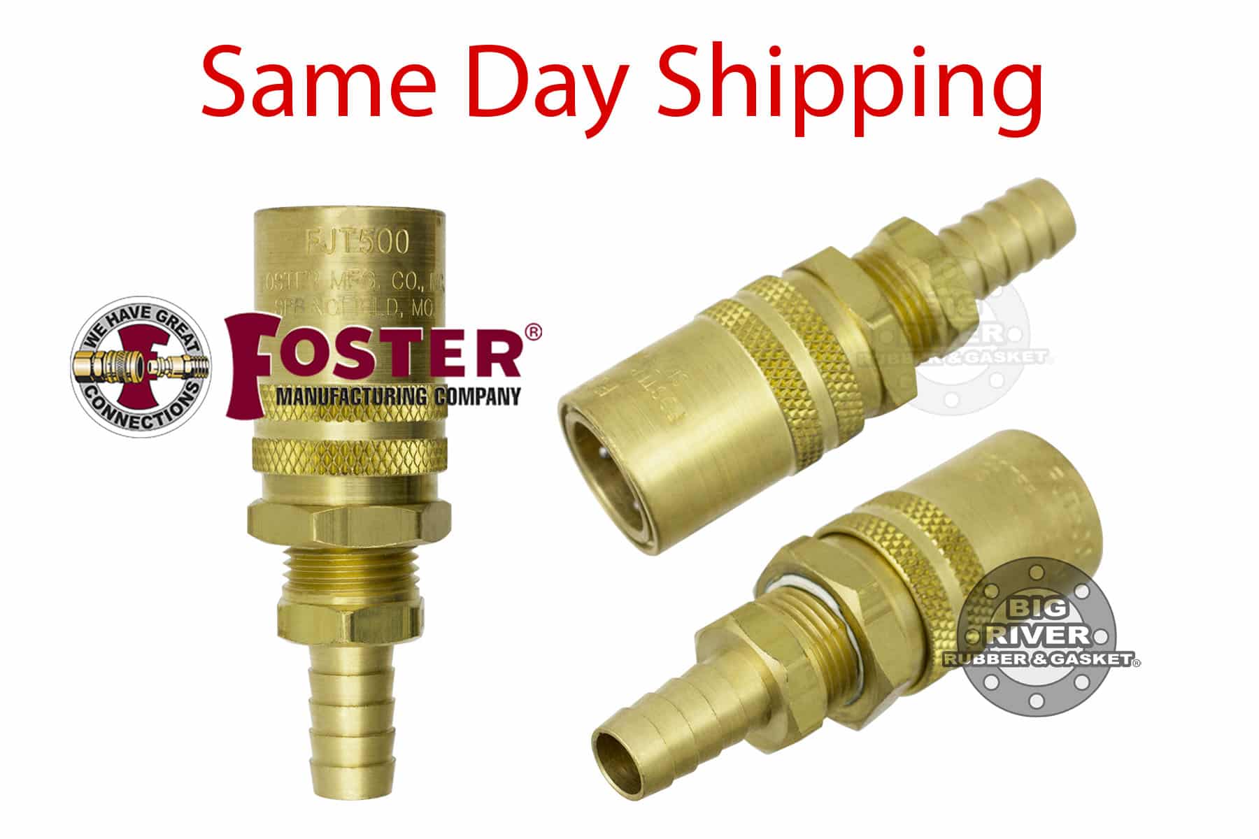 FS504 Foster FJT 1/2″ Series Straight Hose Stem Socket | Big River ...