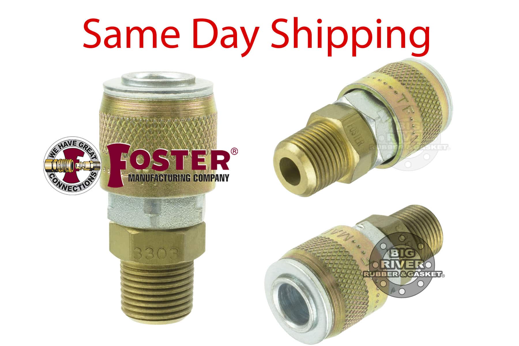 TF3303 Foster TF Series 1/4″ Male Thread Automatic Socket | Big River ...