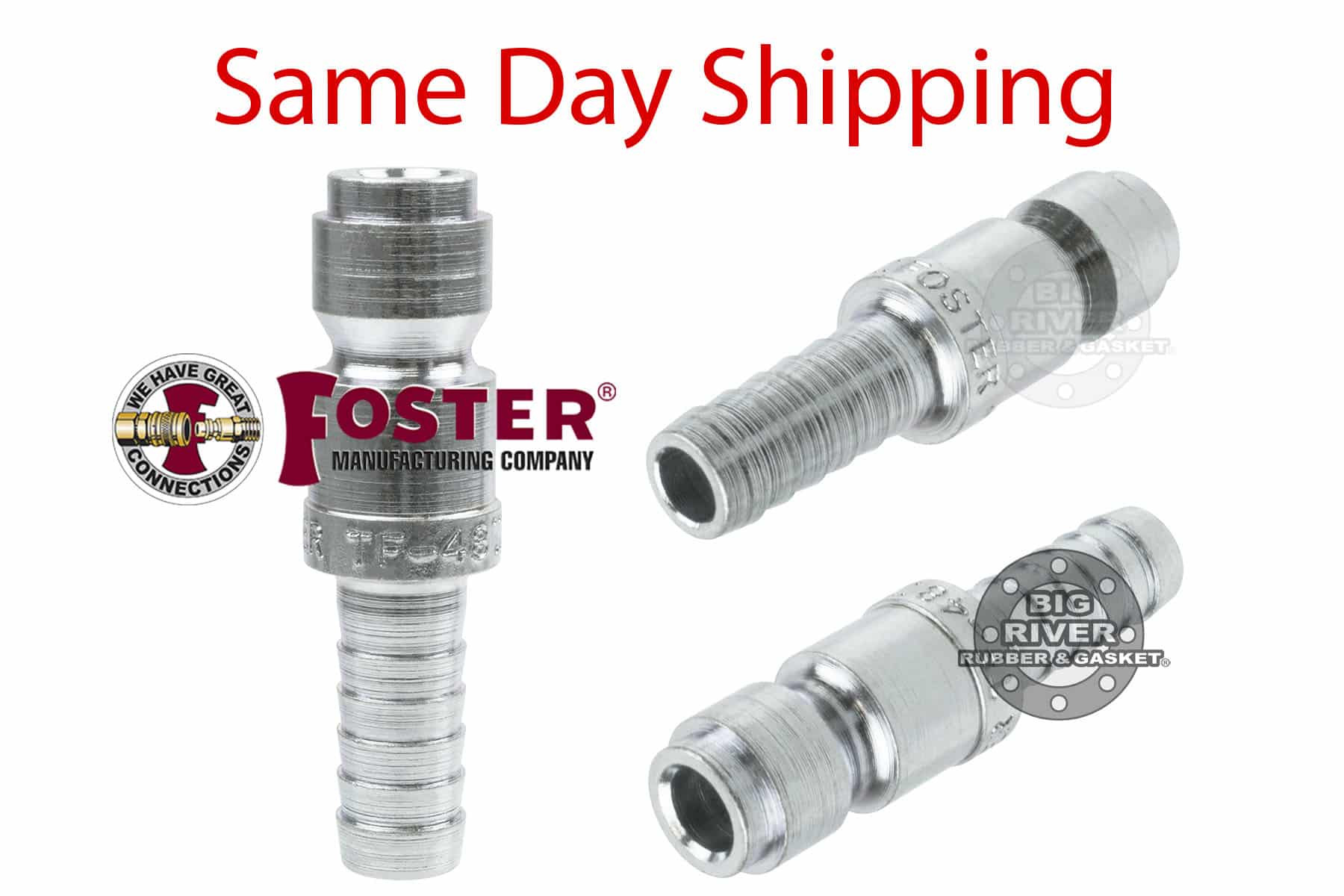 TF48 Foster TF Series 3/8″ Hose Stem Plug | Big River Rubber & Gasket