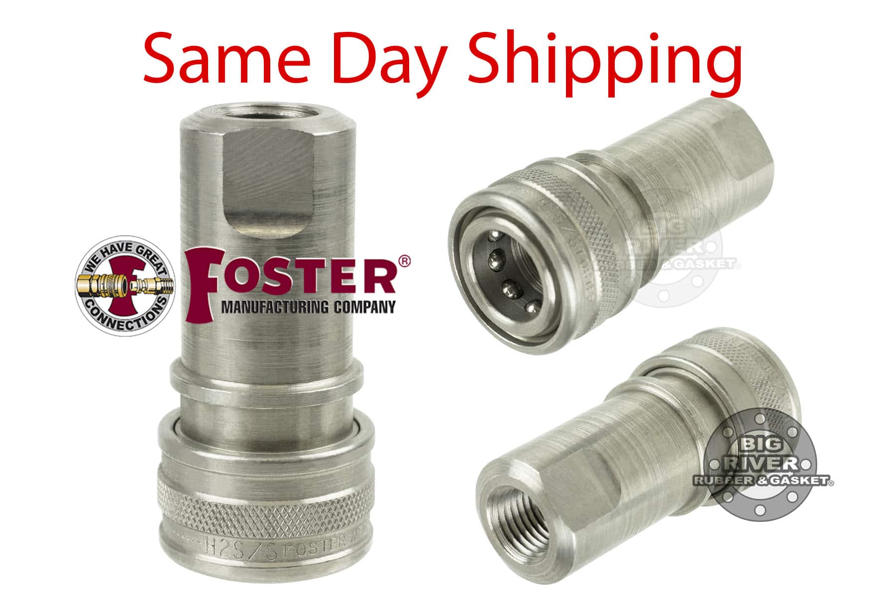 H2S/S-101 Foster FHK Series 1/4″ Two Way Shut-Off Socket | Big River ...