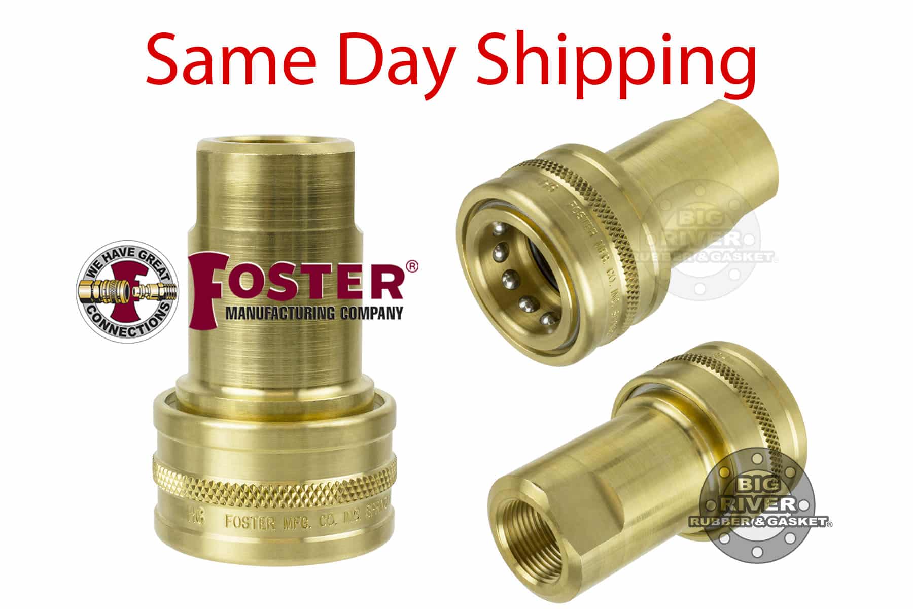 Foster® FHK Series 3/4″ Two Way Shut-Off Socket H6B | Big River Rubber ...