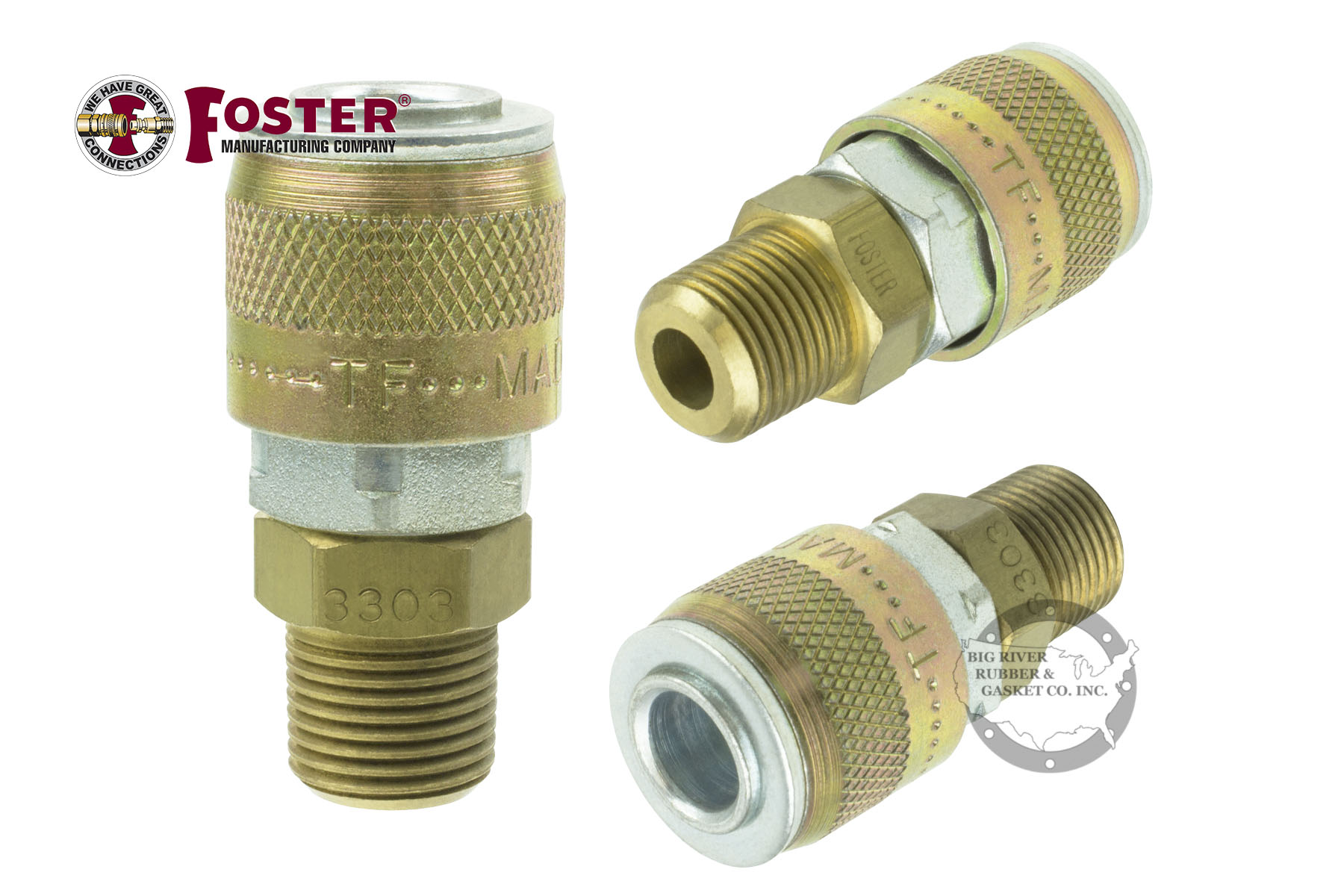 TF3303 Foster TF Series 1/4″ Male Thread Automatic Socket | Big River ...