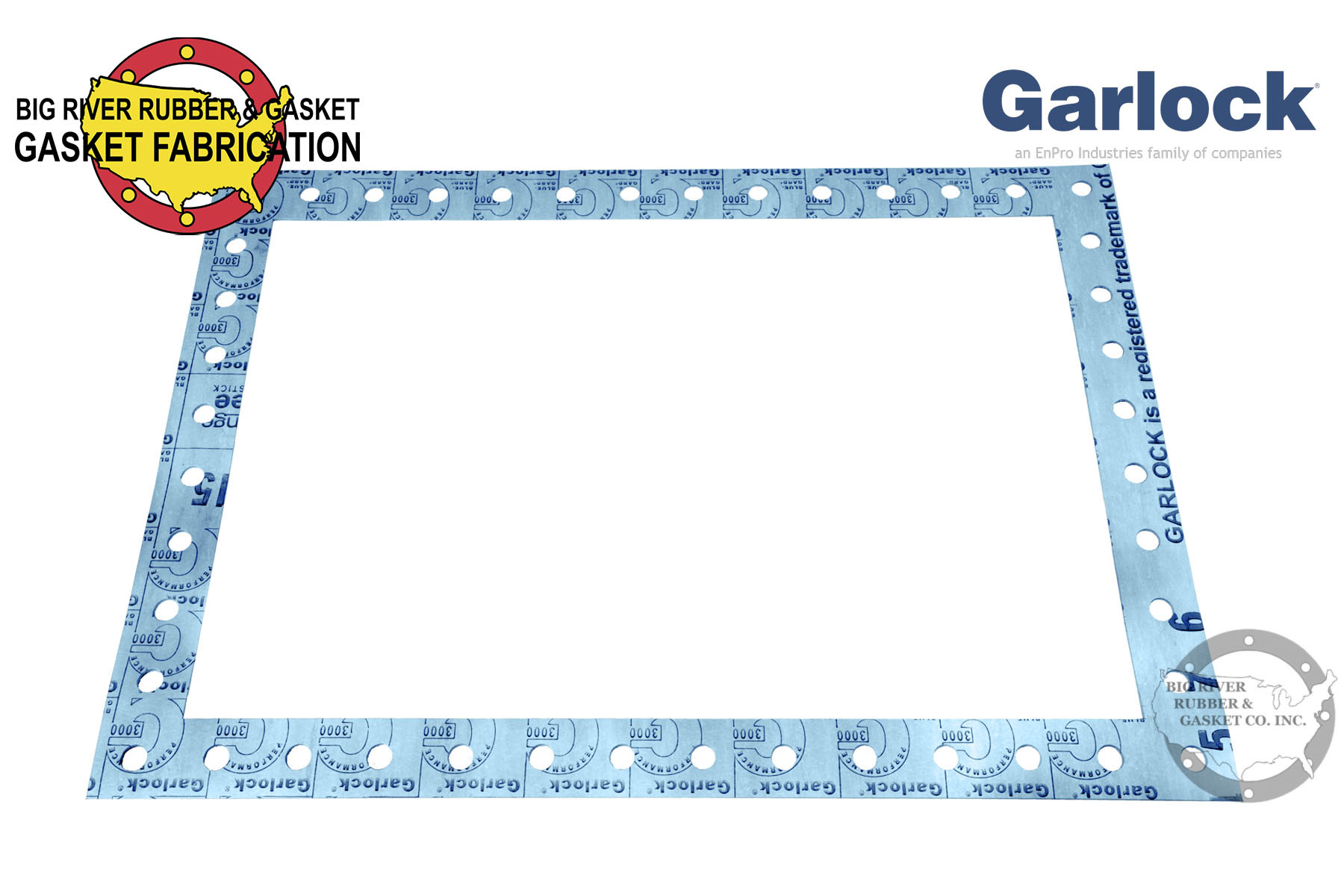 Garlock® Blue-Gard® Style 3000 Gasket | Big River Rubber & Gasket