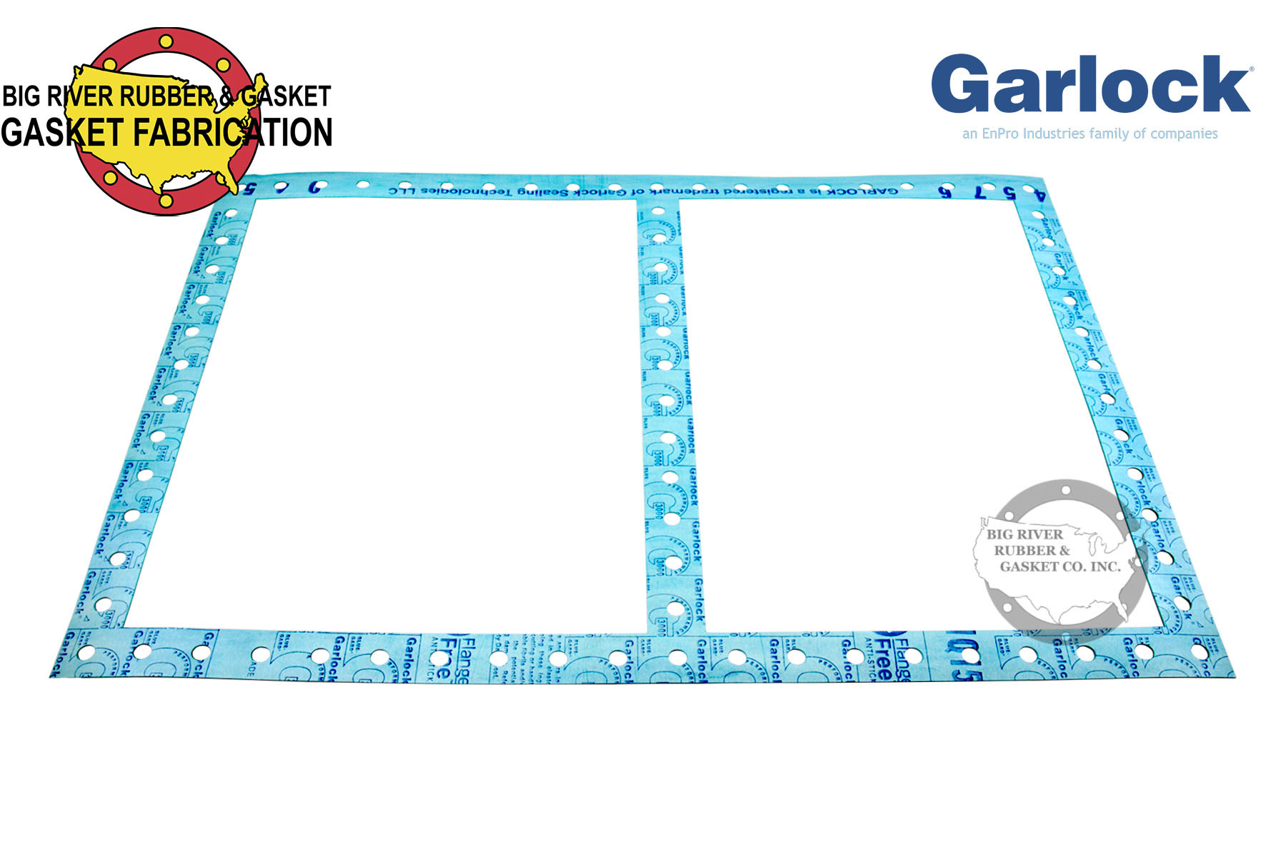 Garlock® Blue-Gard® Style 3000 Gasket 1/16″ Thick | Big River Rubber ...