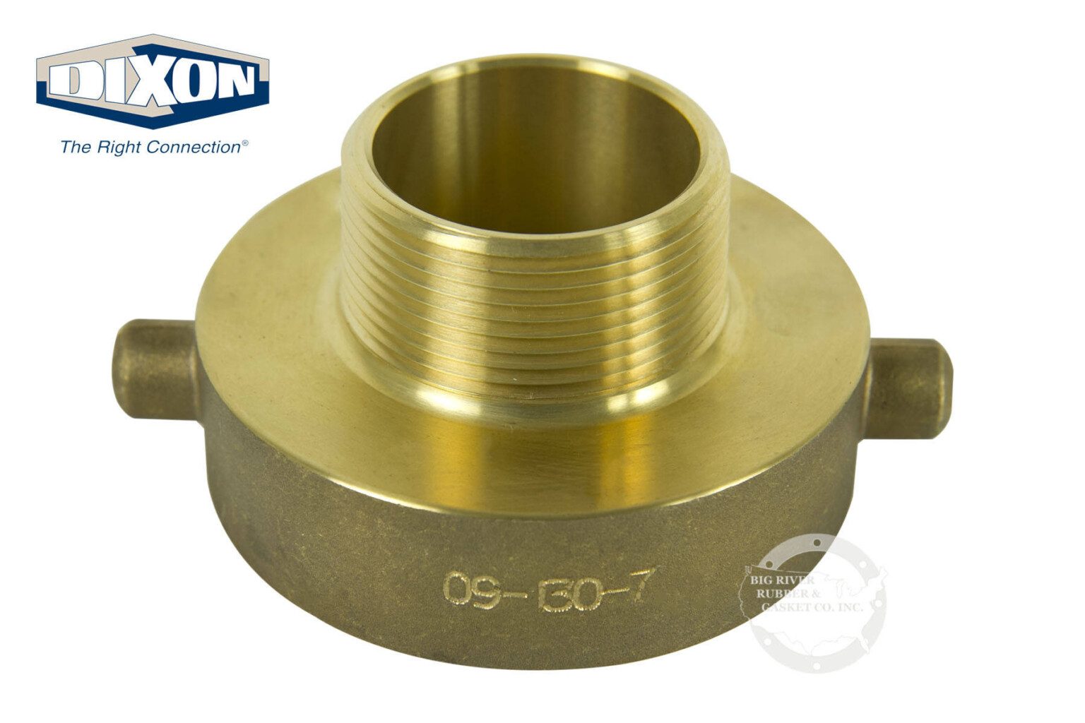 Dixon Hydrant Adapter Pin Lug HA1525T Brass | Big River Rubber & Gasket