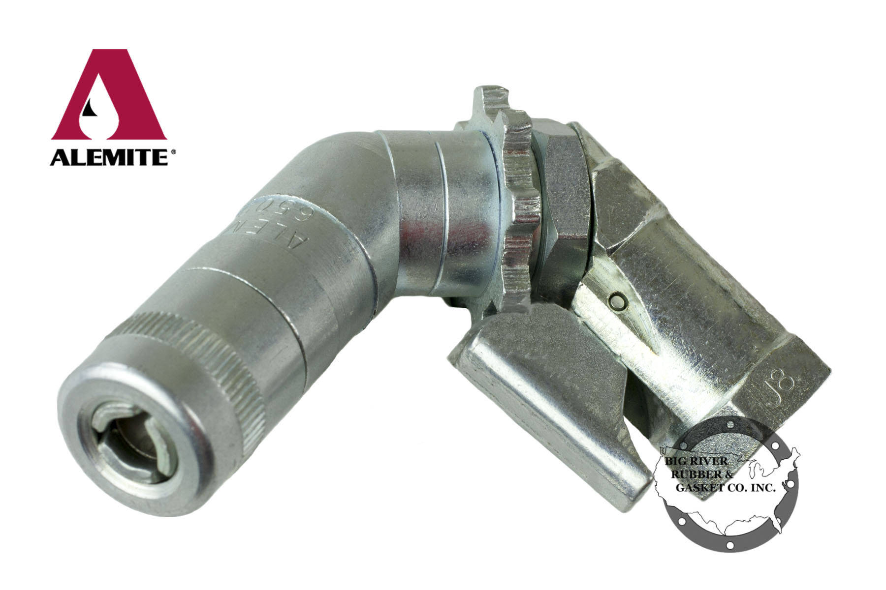 Alemite Swivel Hydraulic Coupler Adapter B6509 | Big River Rubber & Gasket